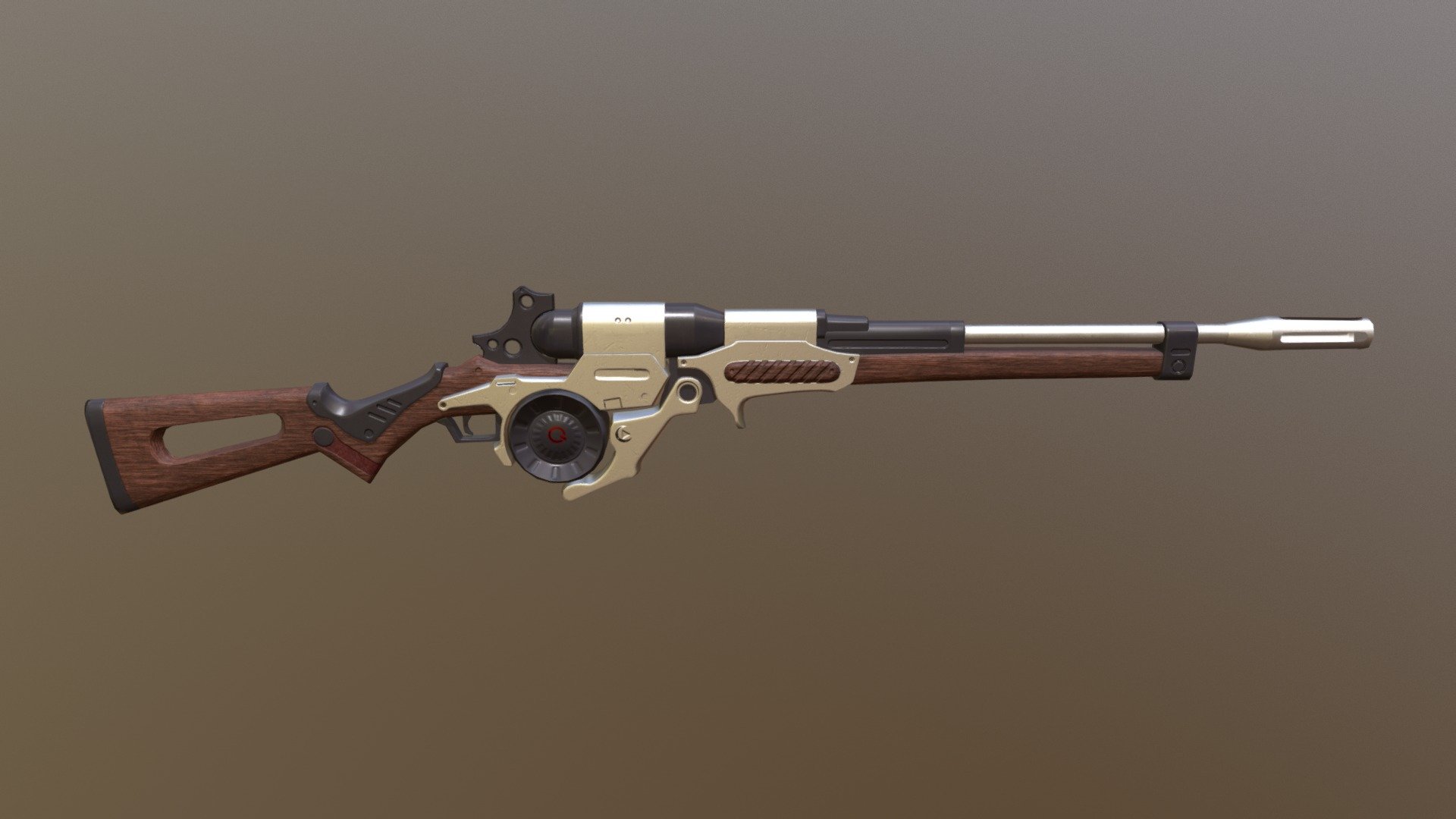 Futuristic Rifle - 3D model by PhilipSams3D [e5d07bb] - Sketchfab
