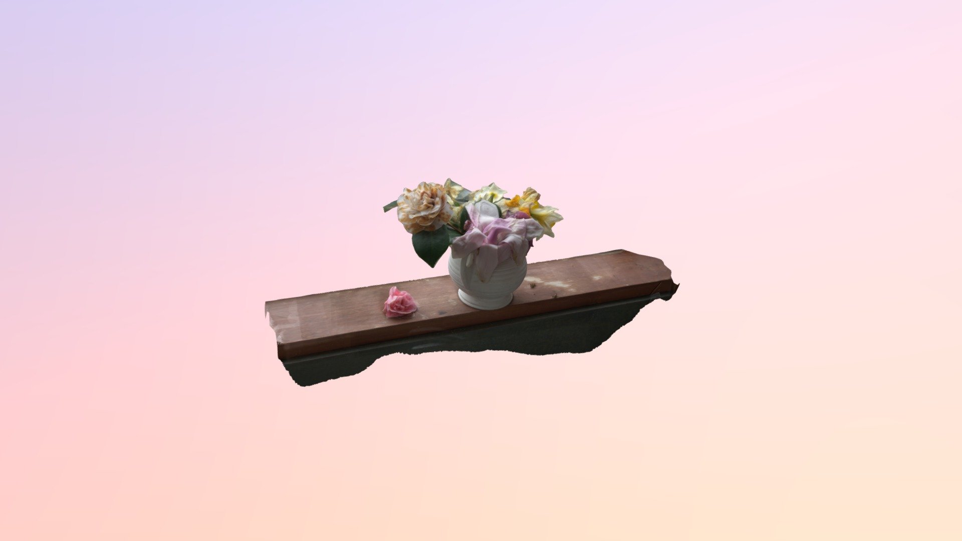 Flowers on the window sill - 3D model by michaelbajko [e5d08db] - Sketchfab