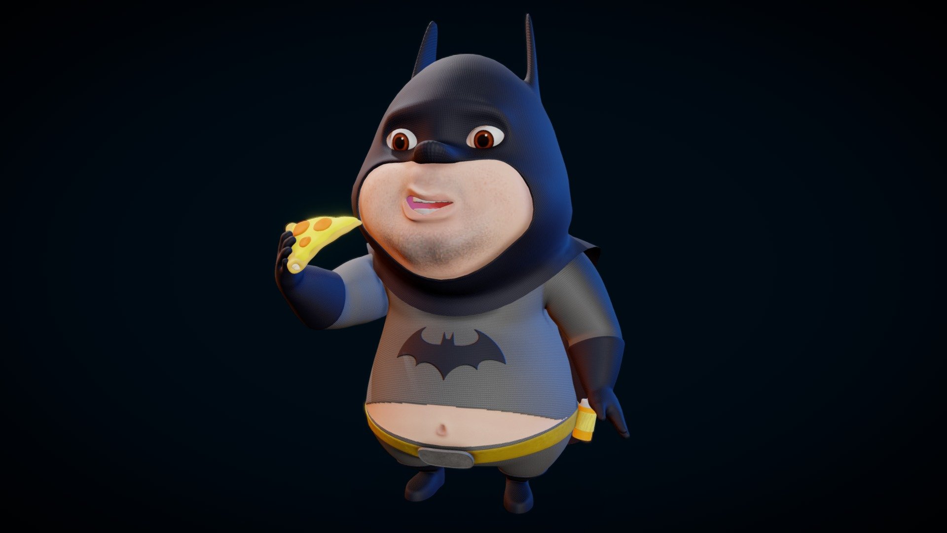 Fat Batman - Download Free 3D model by 3dbowl [e5d18e8] - Sketchfab