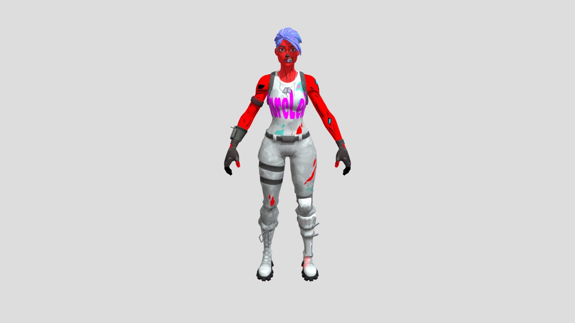 Pink-ghoul-trooper for fortnite - 3D model by monacoza [e5d1be6 ...