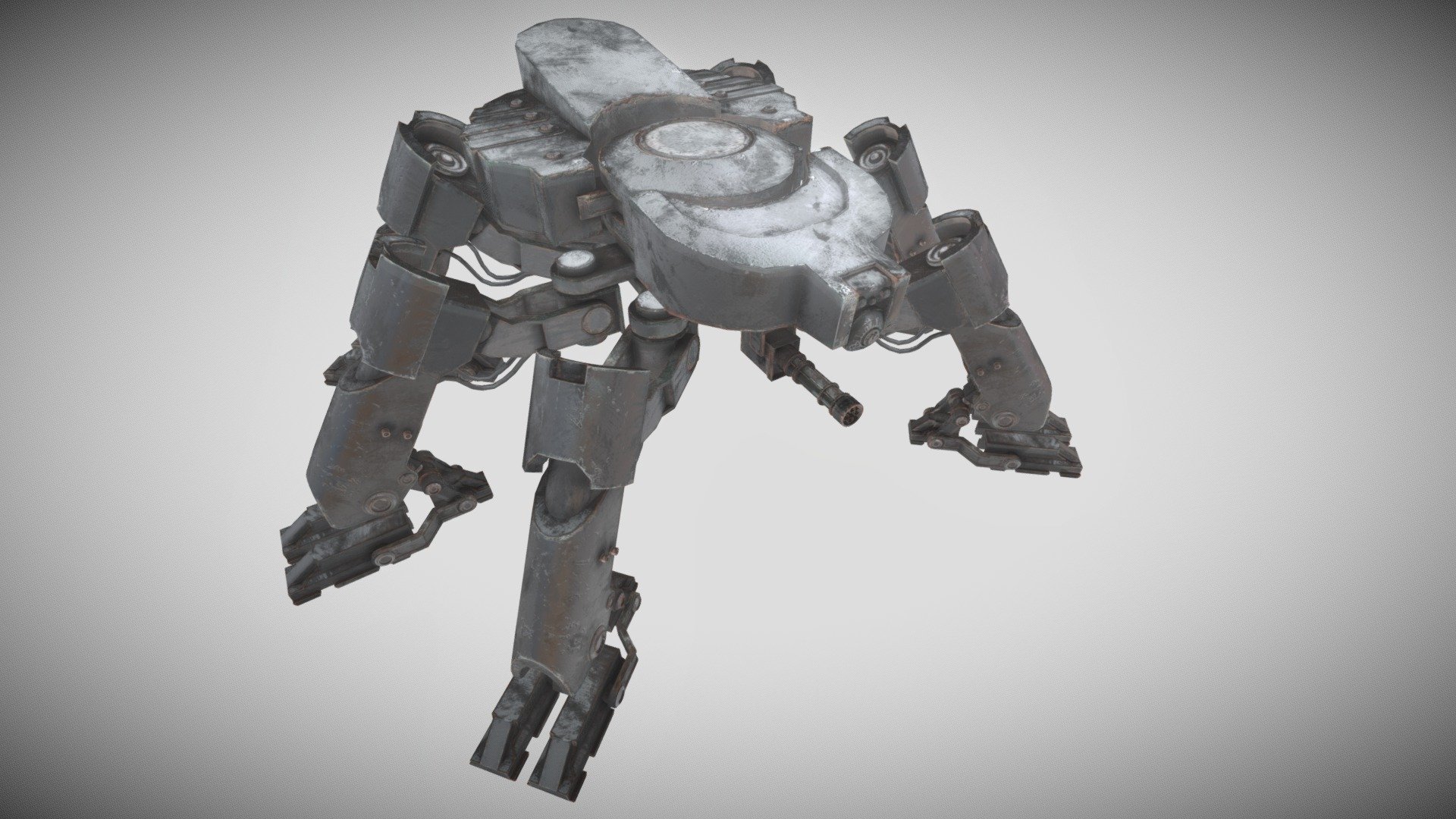 Spider Mech - 3D model by peanyaa [e5d298e] - Sketchfab