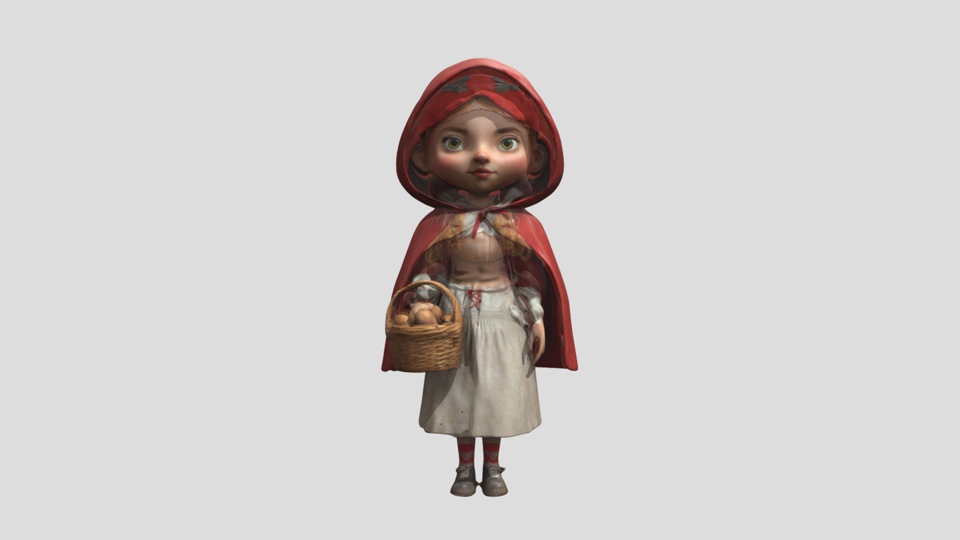 Caperucita roja. Archivo: OBJ. - Download Free 3D model by exp.plast ...