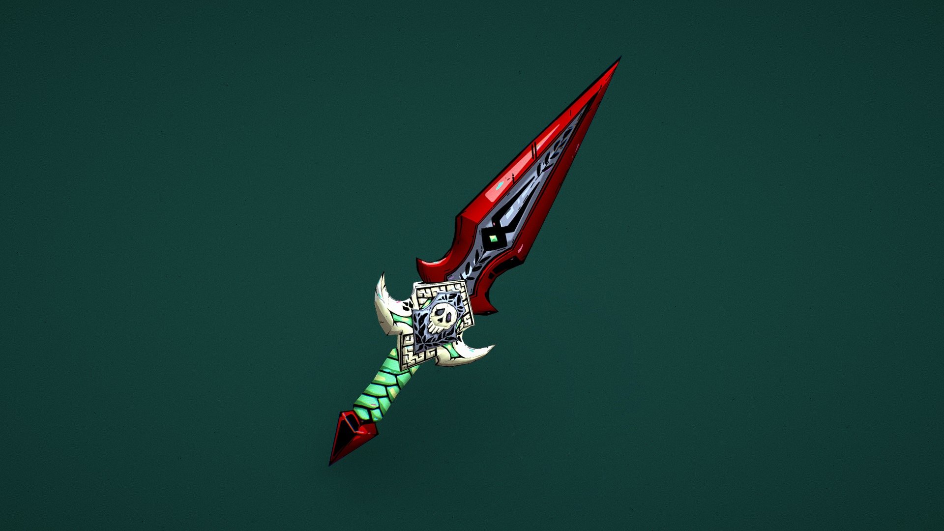 Hades Style Weapon - 3D model by suphie_art (@suphie.art) [e5d4c9a ...