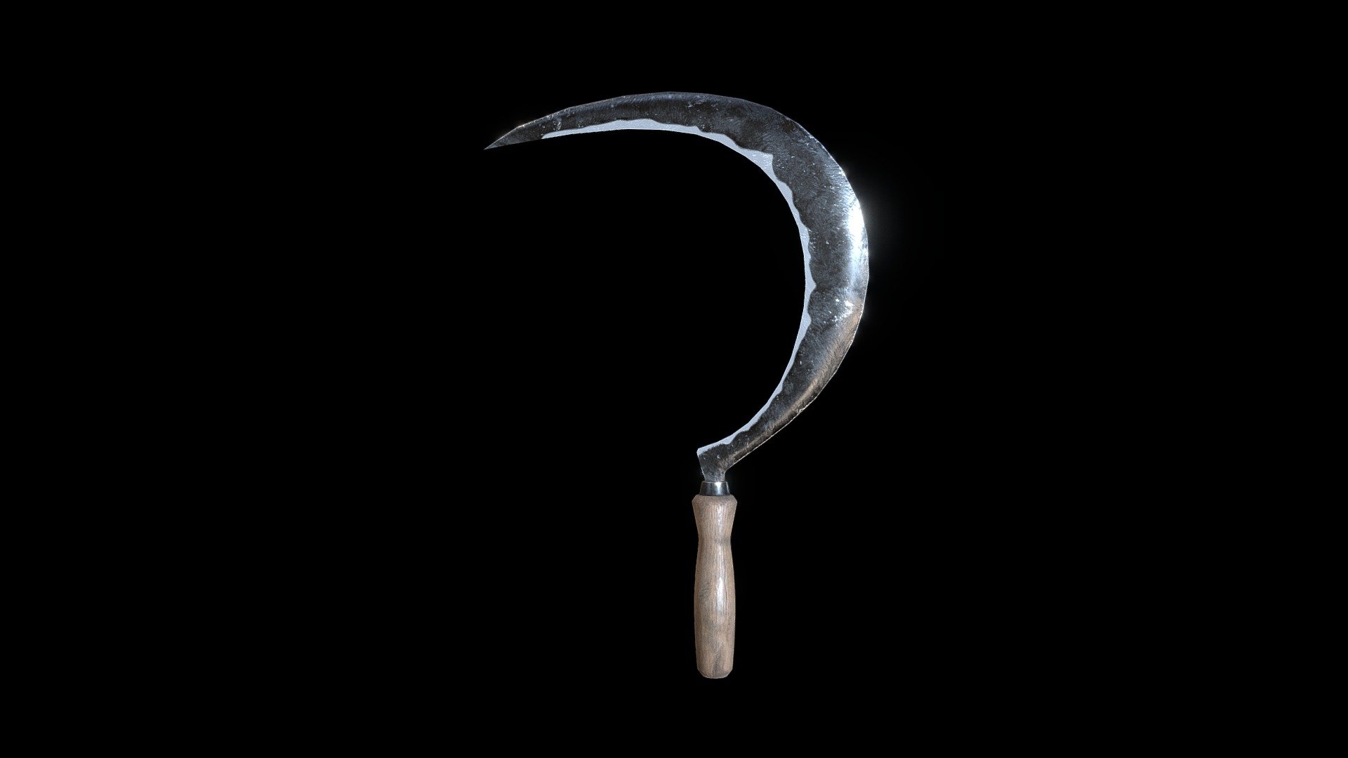 Sickle Game Ready Prop Realistic - Download Free 3D model by aut2 ...