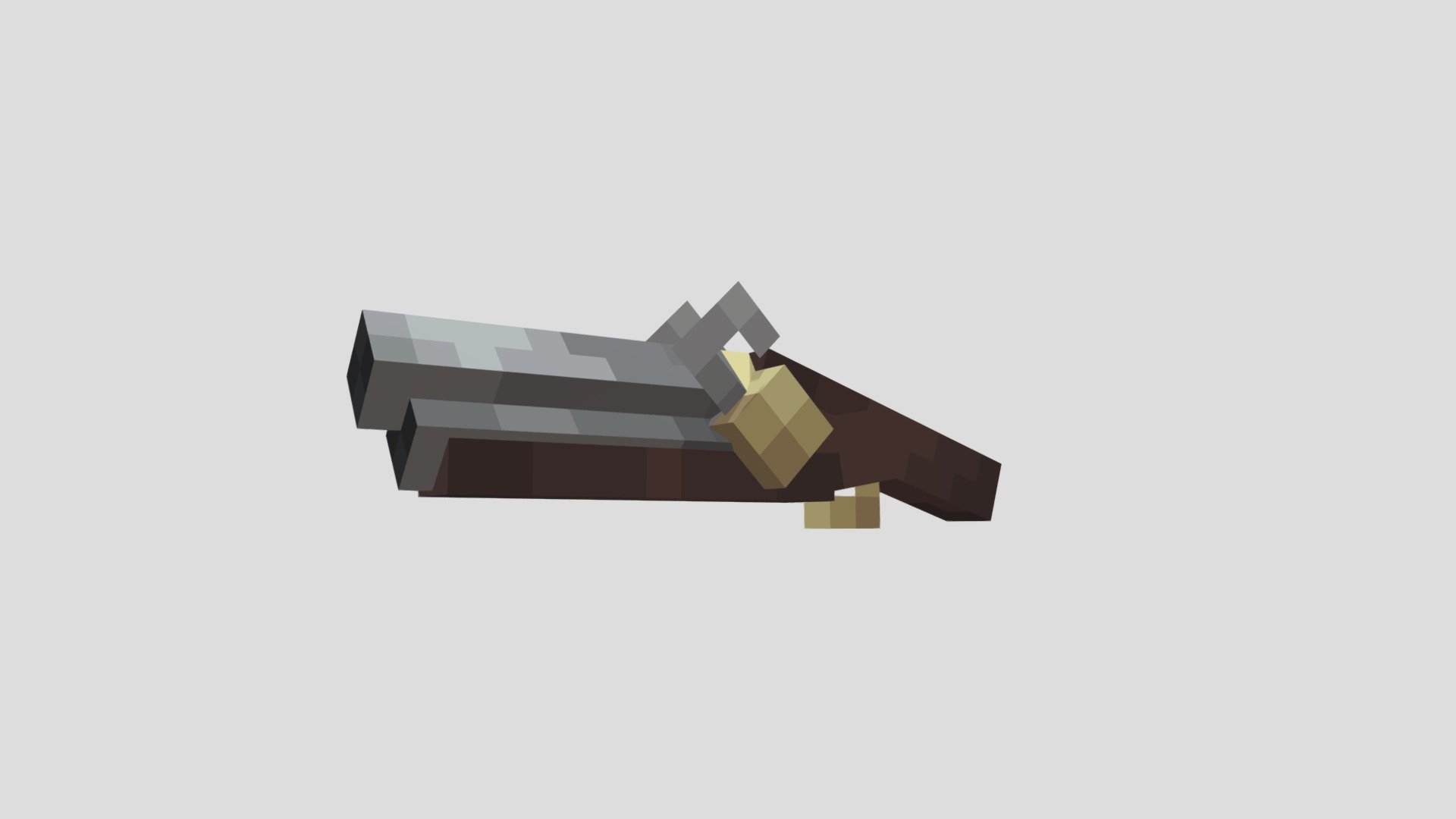 Double barrel wheellock - 3D model by DWK (@lev.altukhov) [e5d616b ...