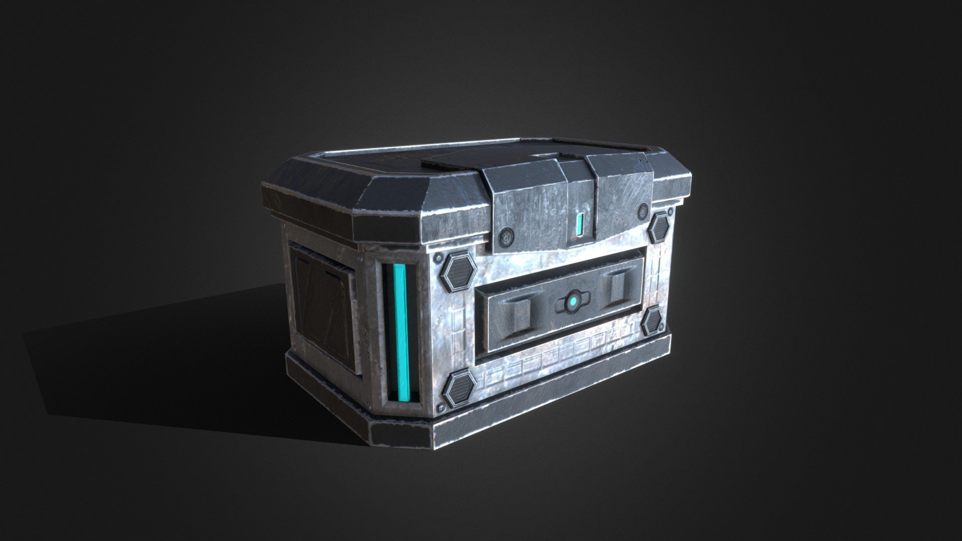 Sci-Fi Container V2 - 3D model by Corey Wilton (@coreywilton) [e5d668f ...