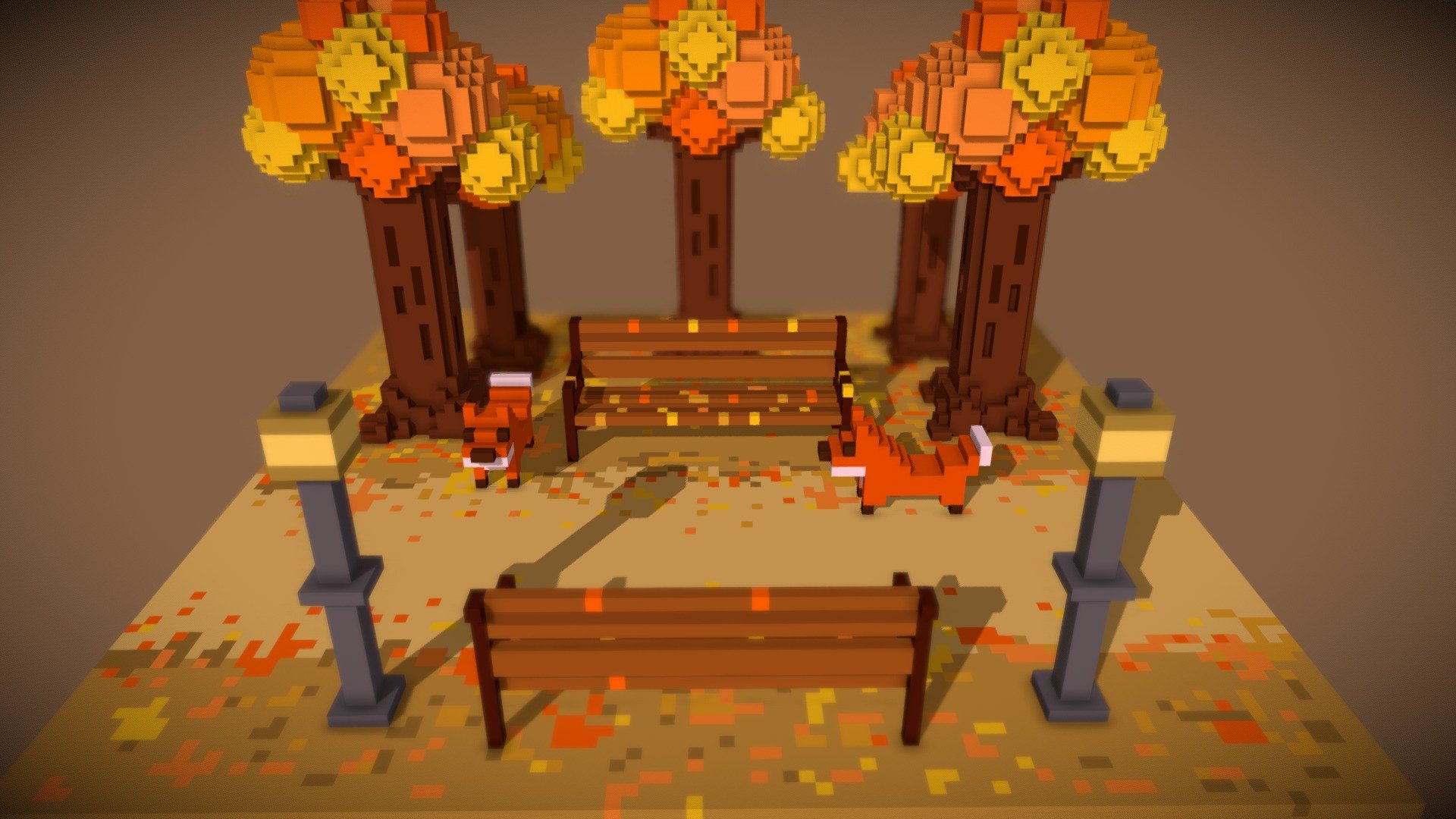 Fall - 3D model by Sherry (@vivia88688547) [e5d7016] - Sketchfab