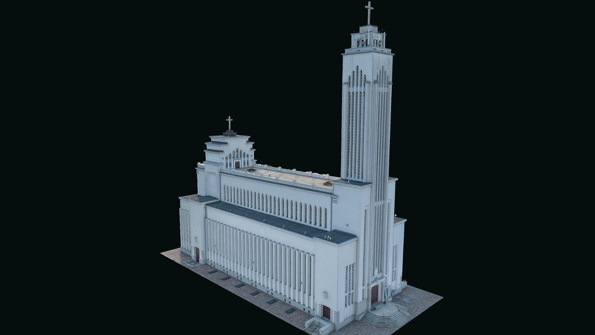 Christ's Resurrection Church, Kaunas - 3D model by Saulius.Zaura ...