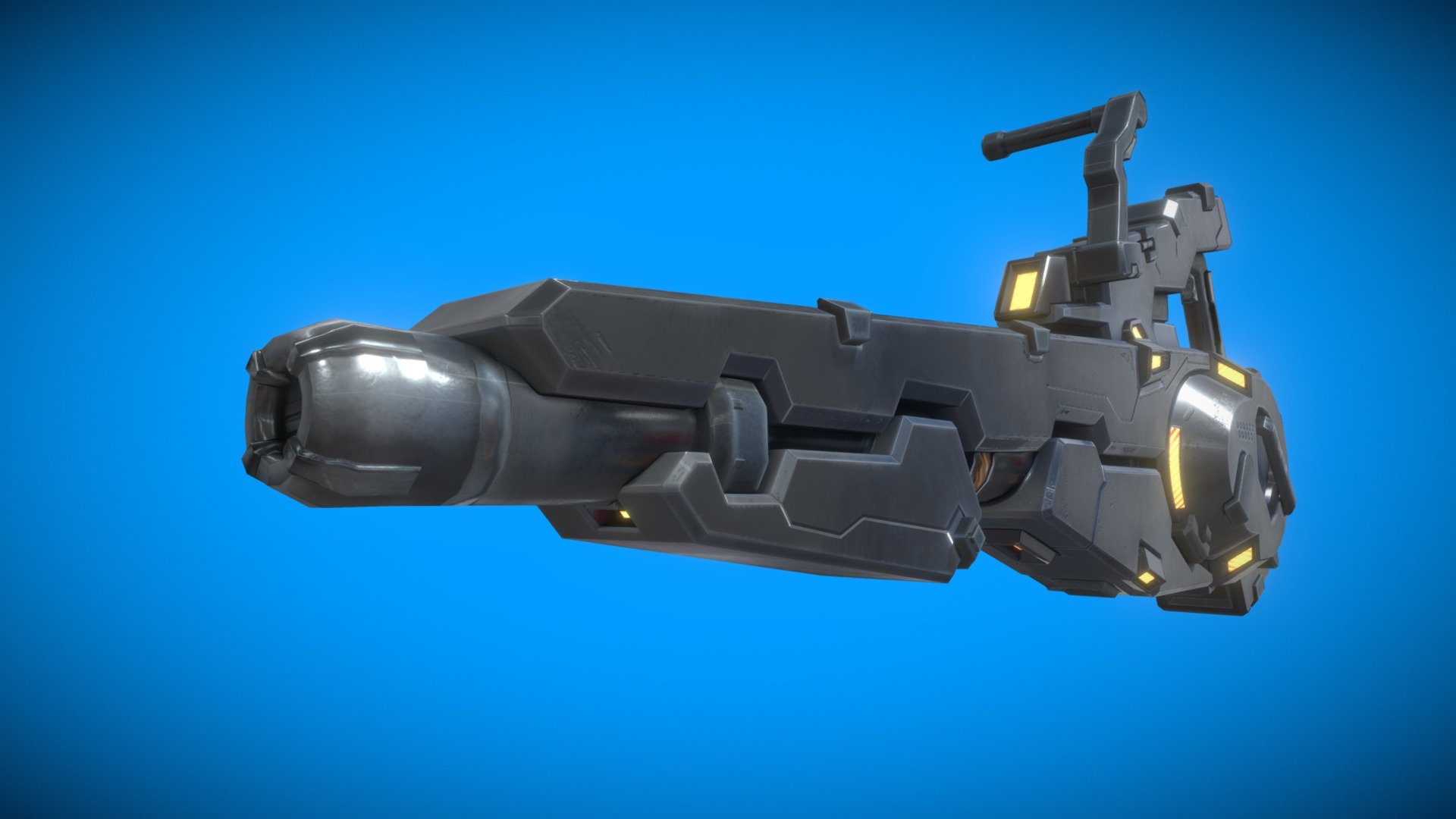 Futuristic Minigun/Titan Cameraman Dom Studio - Download Free 3D model ...