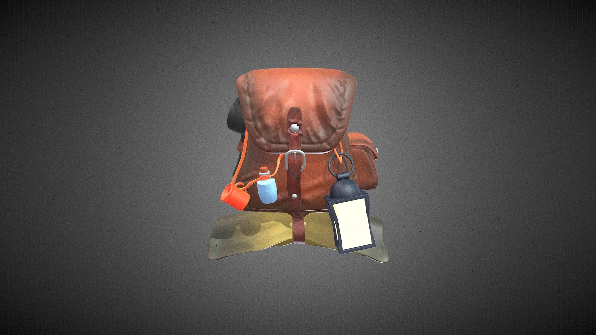 Fantasy backpack - Download Free 3D model by ISouLI [e5d9093] - Sketchfab