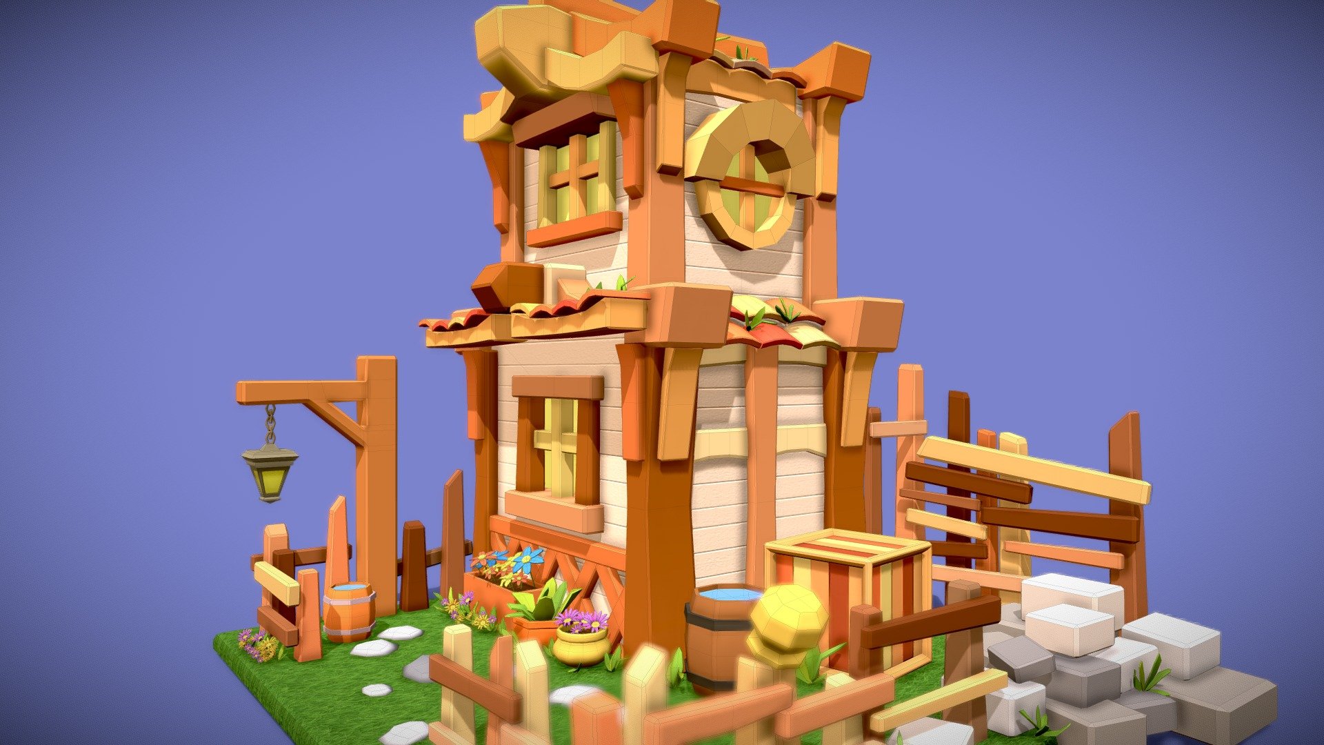 Shack - 3D model by Sinyoung [e5d9607] - Sketchfab
