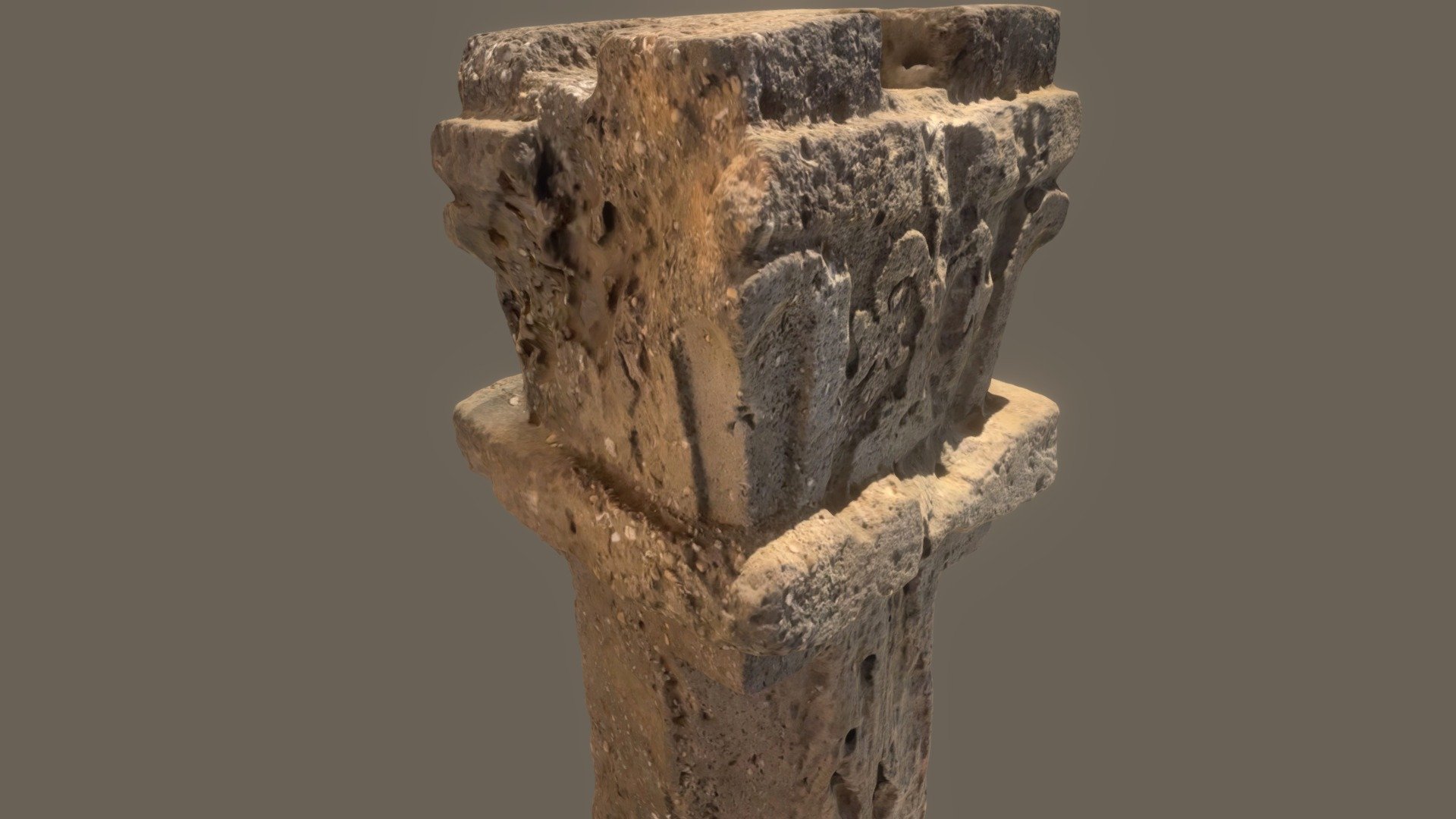 Sandstone column - Download Free 3D model by ben.townsend [e5d9d0c ...