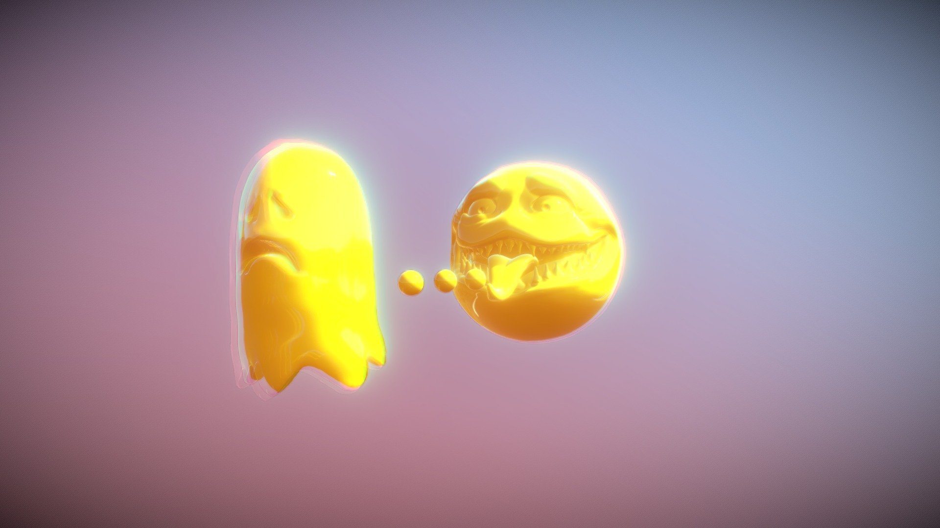 Pac Man - 3D model by StriderSpinel [e5db8ed] - Sketchfab