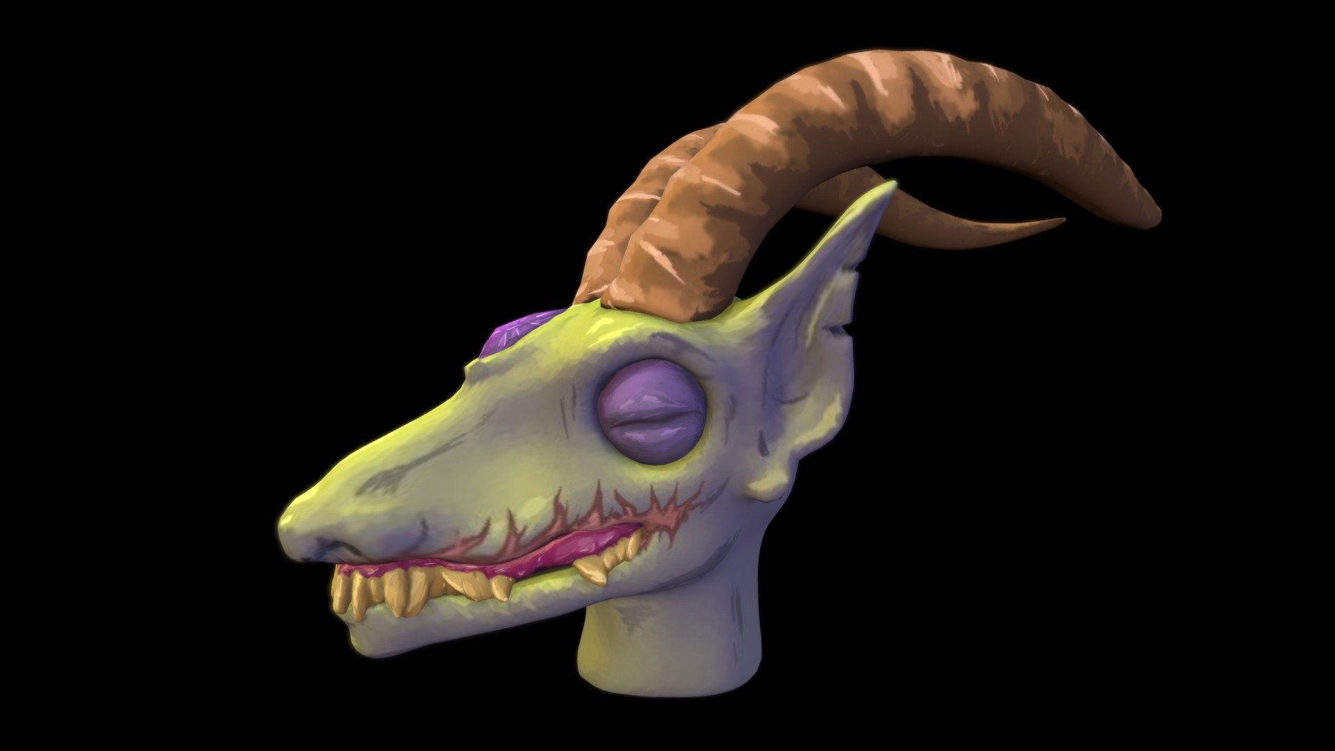 Woodland Fey Head - Download Free 3D model by burntclowns [e5dbf8b ...