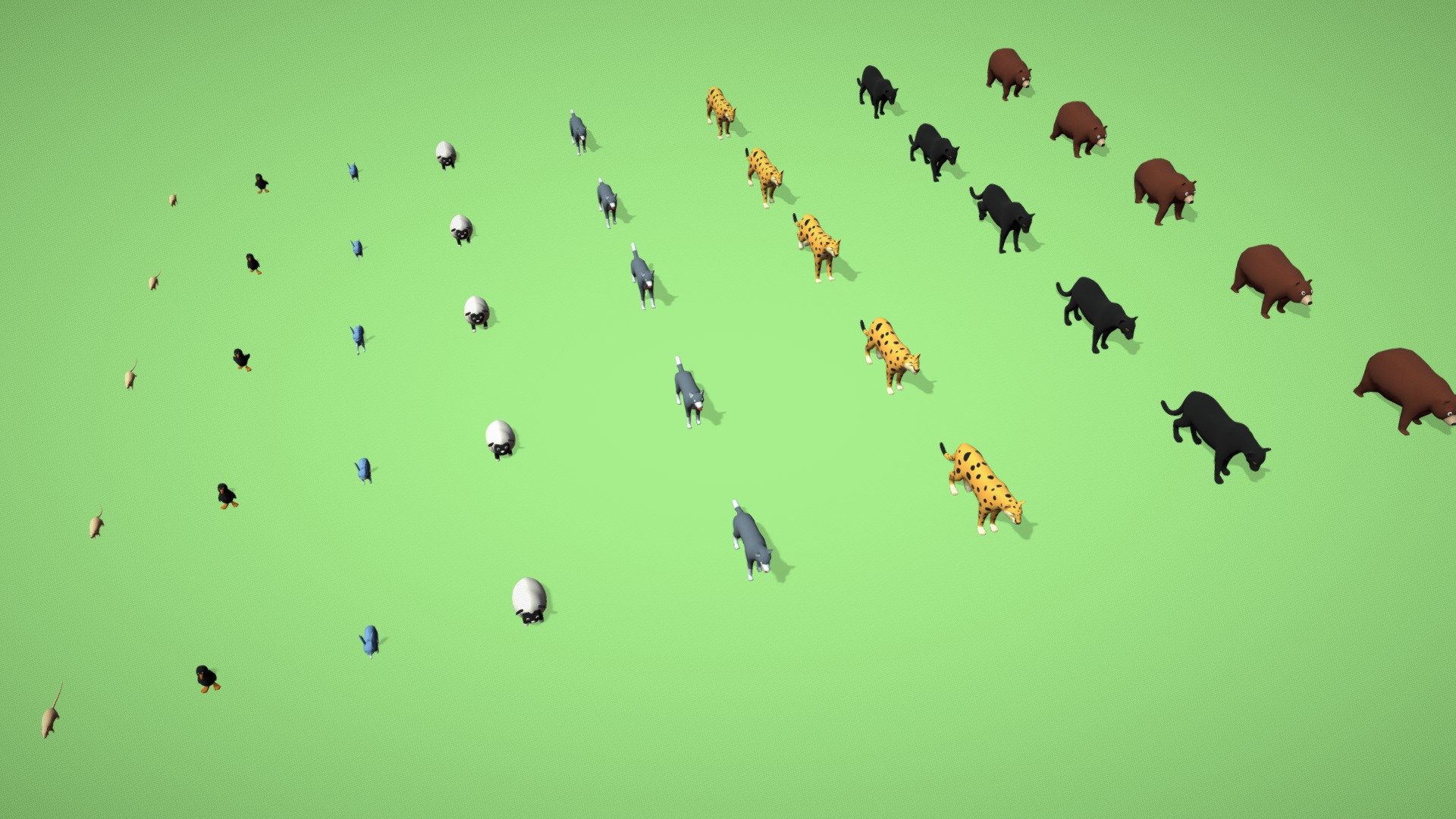 Lowpoly Animated Ultimate Animal Pack - 3 - Buy Royalty Free 3D model ...