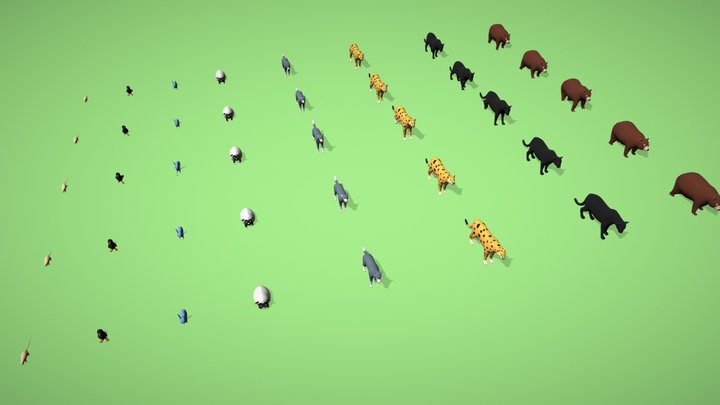 Walk-animation 3D models - Sketchfab