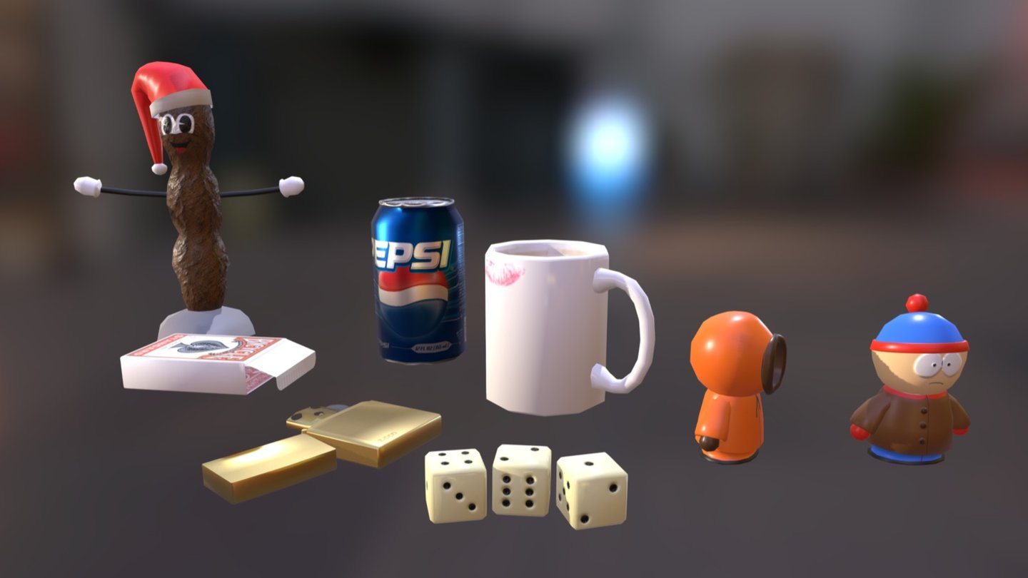 Tabletop Props from Chappie - 3D model by Ellie Apperley ...
