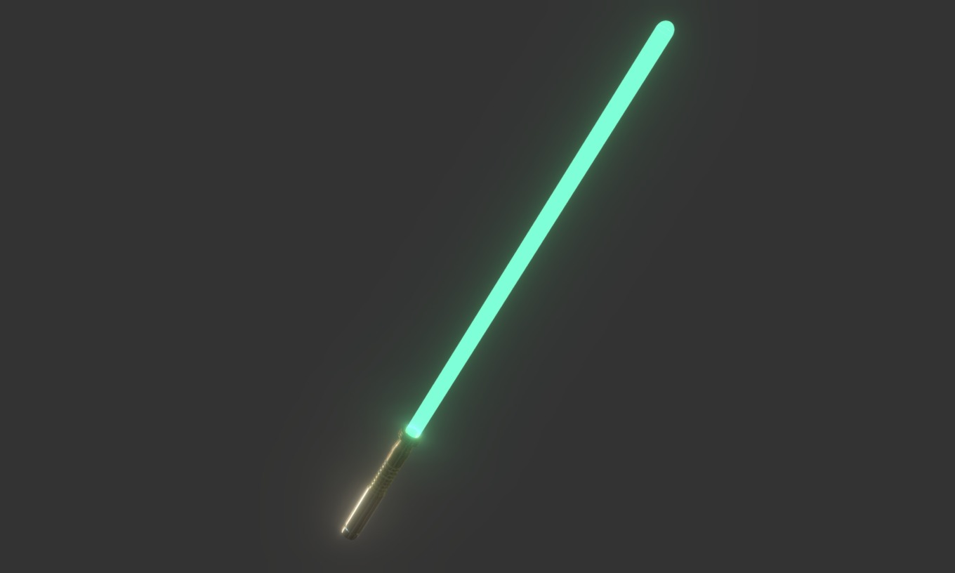 Jedi Consular's Lightsaber - Download Free 3D model by RealityDaemon ...