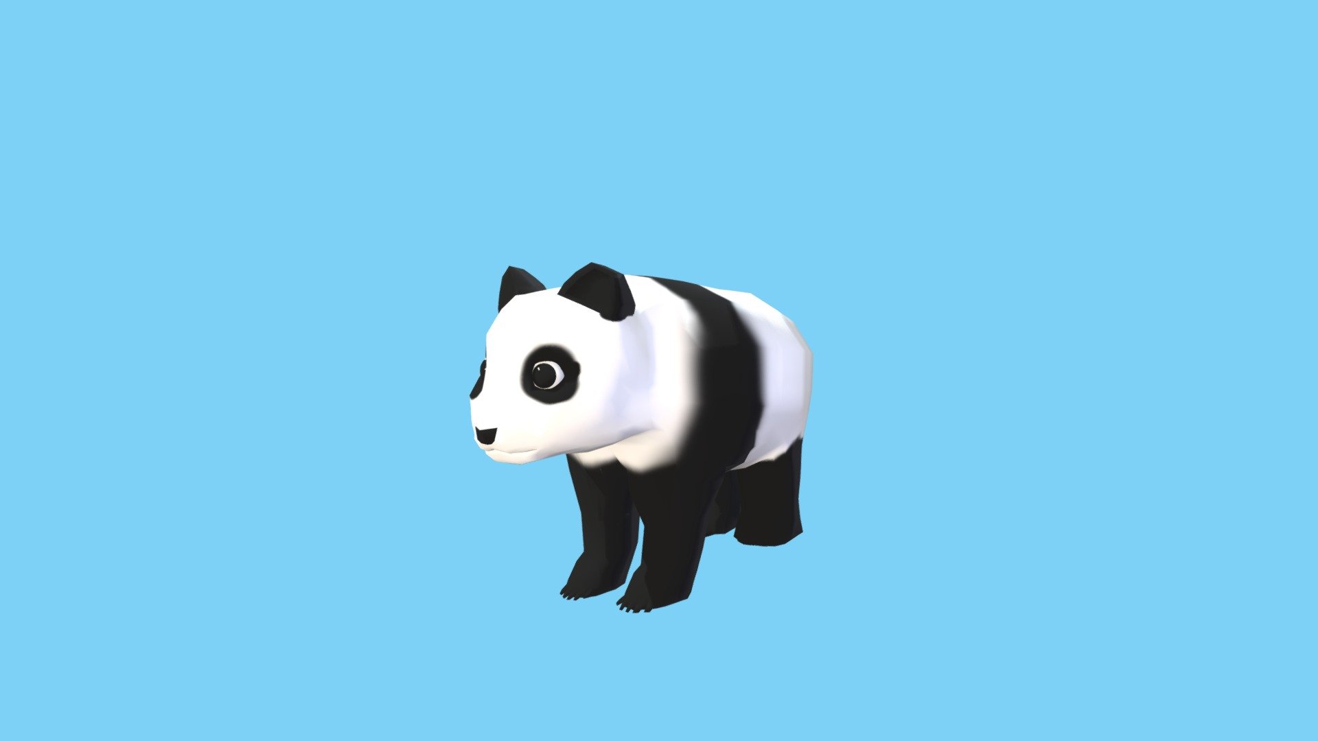 Low-Poly Cartoon Panda | Rigged - Buy Royalty Free 3D model by SophieJu ...