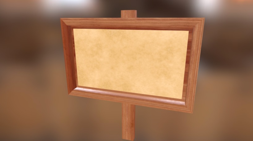 SM Sign Board 16 9 - 3D model by gansaibow [e5e2de1] - Sketchfab