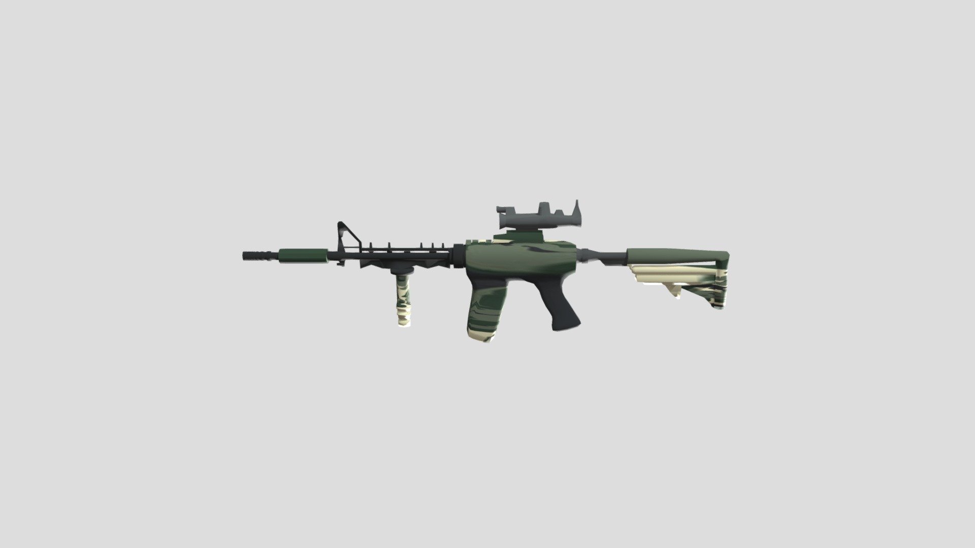 Gun , weapon , arms - Download Free 3D model by Designer Nil (@se60767 ...