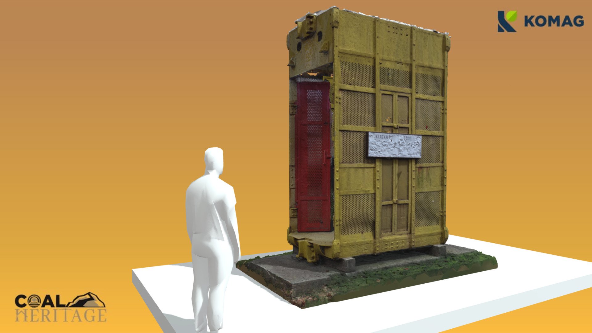 Mine shaft cage - 3D model by KOMAG 3D Models (@komag_dlm) [e5e4951 ...