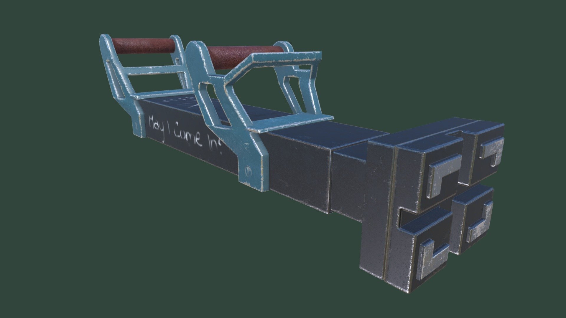 Battering Ram - Textured Game Res - 3D model by JonPhilyaw [e5e4c5a ...