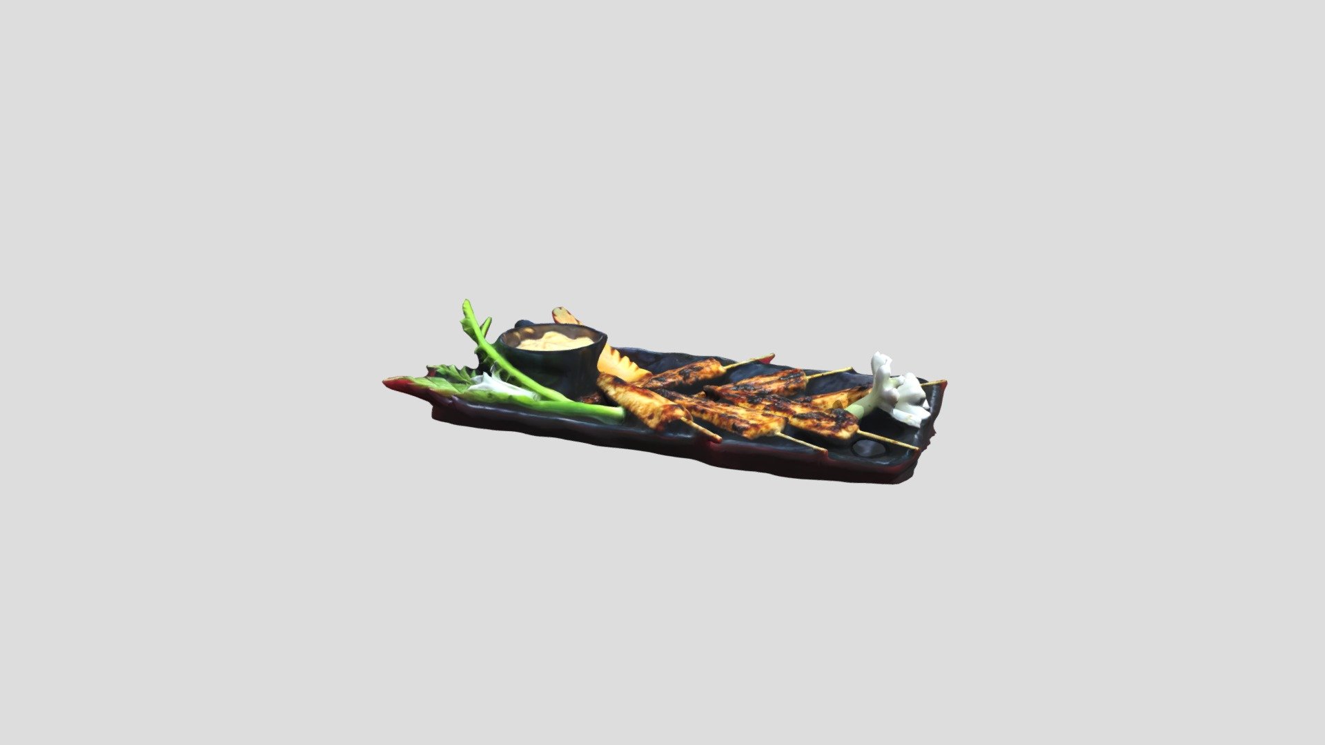 Chicken Wasavi Kabab - 3D model by alaminamdar5 [e5e54cc] - Sketchfab