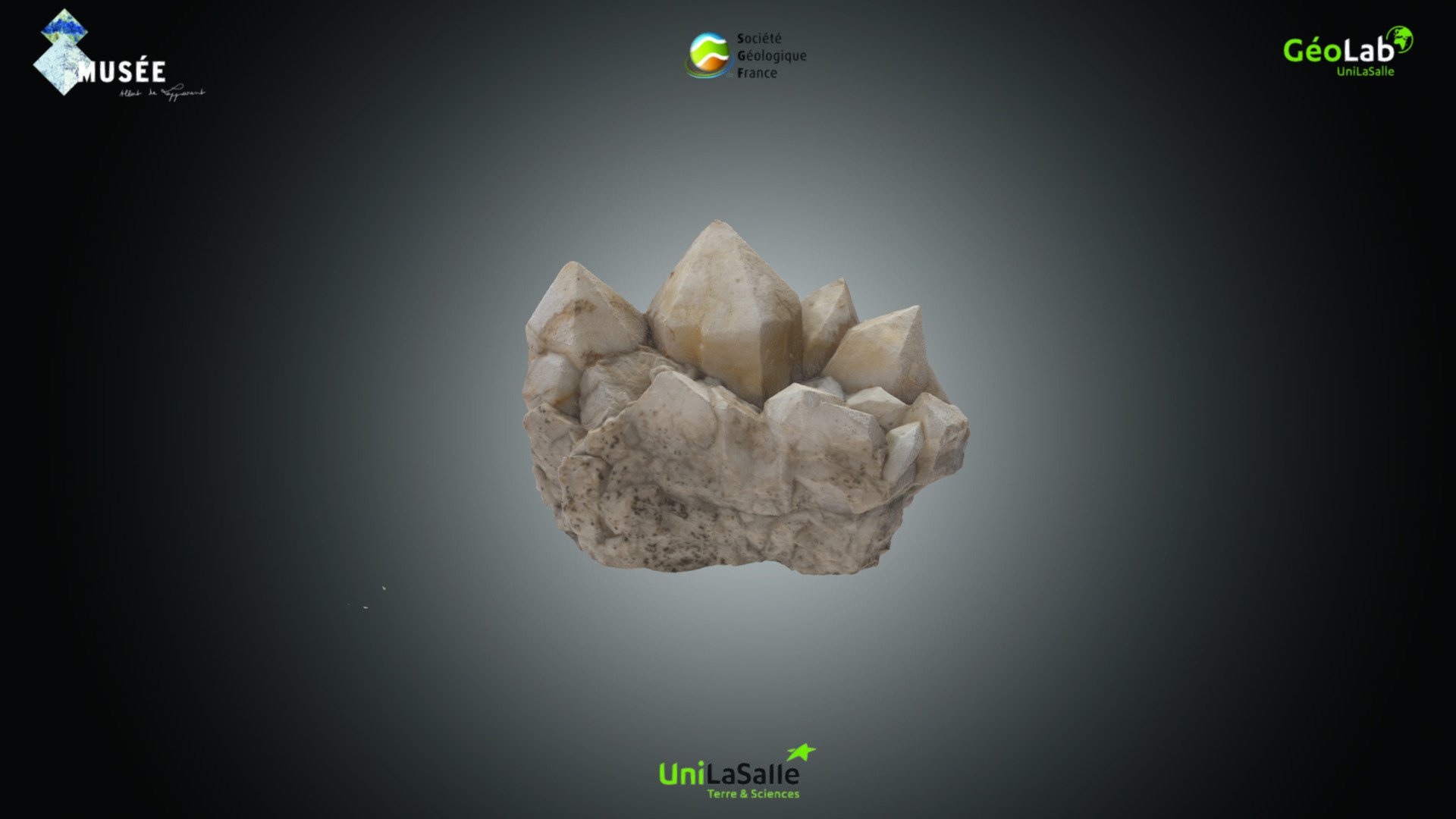 Mineral - Quartz - Download Free 3D model by Société Géologique de ...