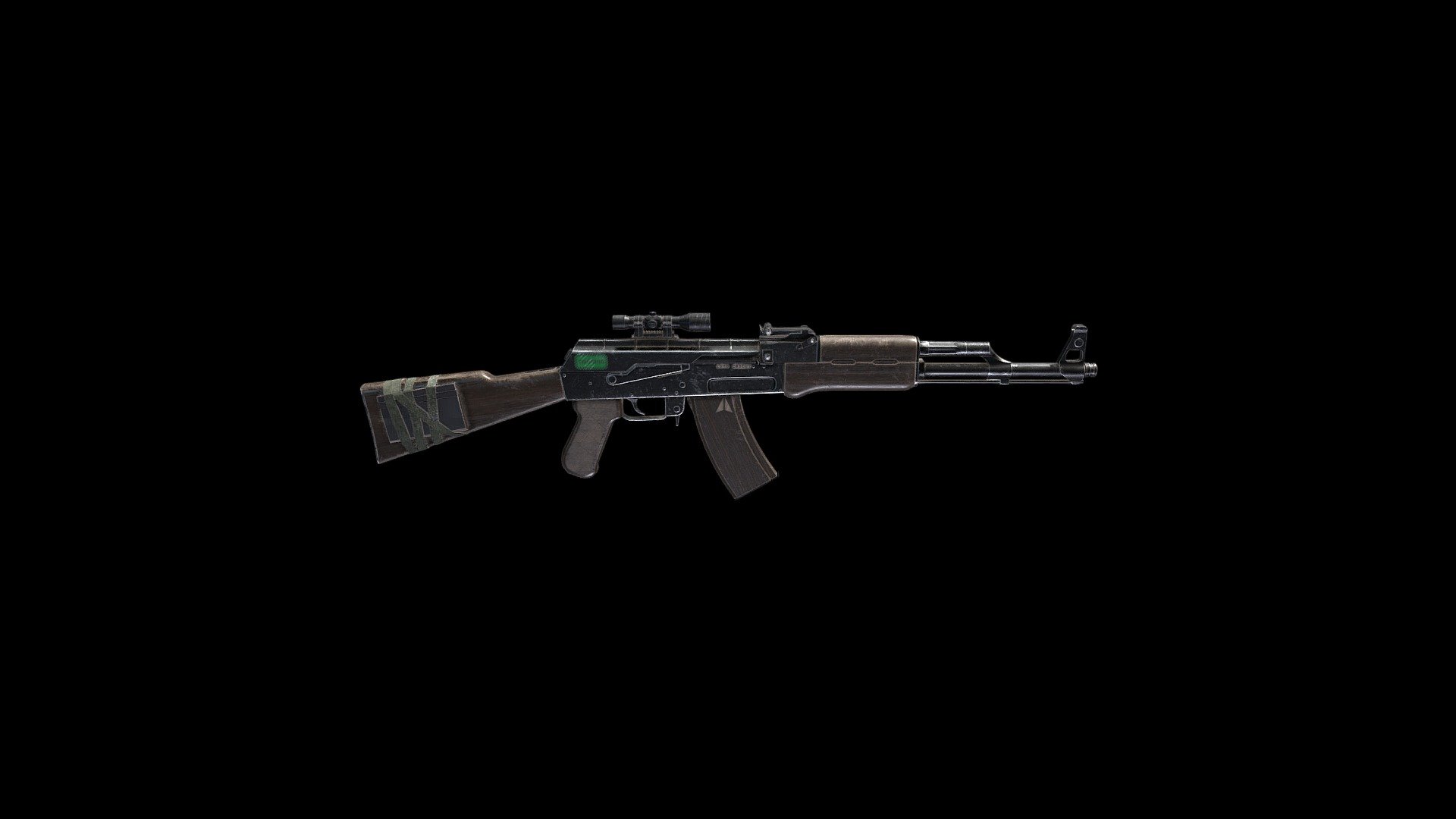 Kalashnikov Low-poly practice - Download Free 3D model by Jalalzai ...