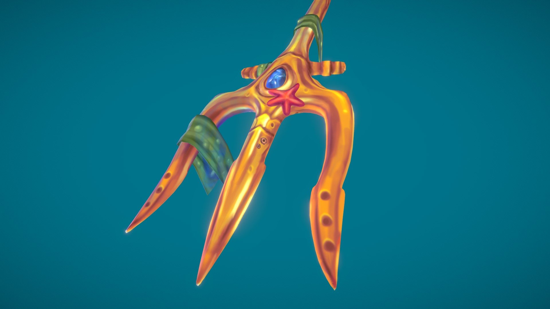 King Neptune's Trident - Download Free 3D model by Zyleck [e5e7c6c ...