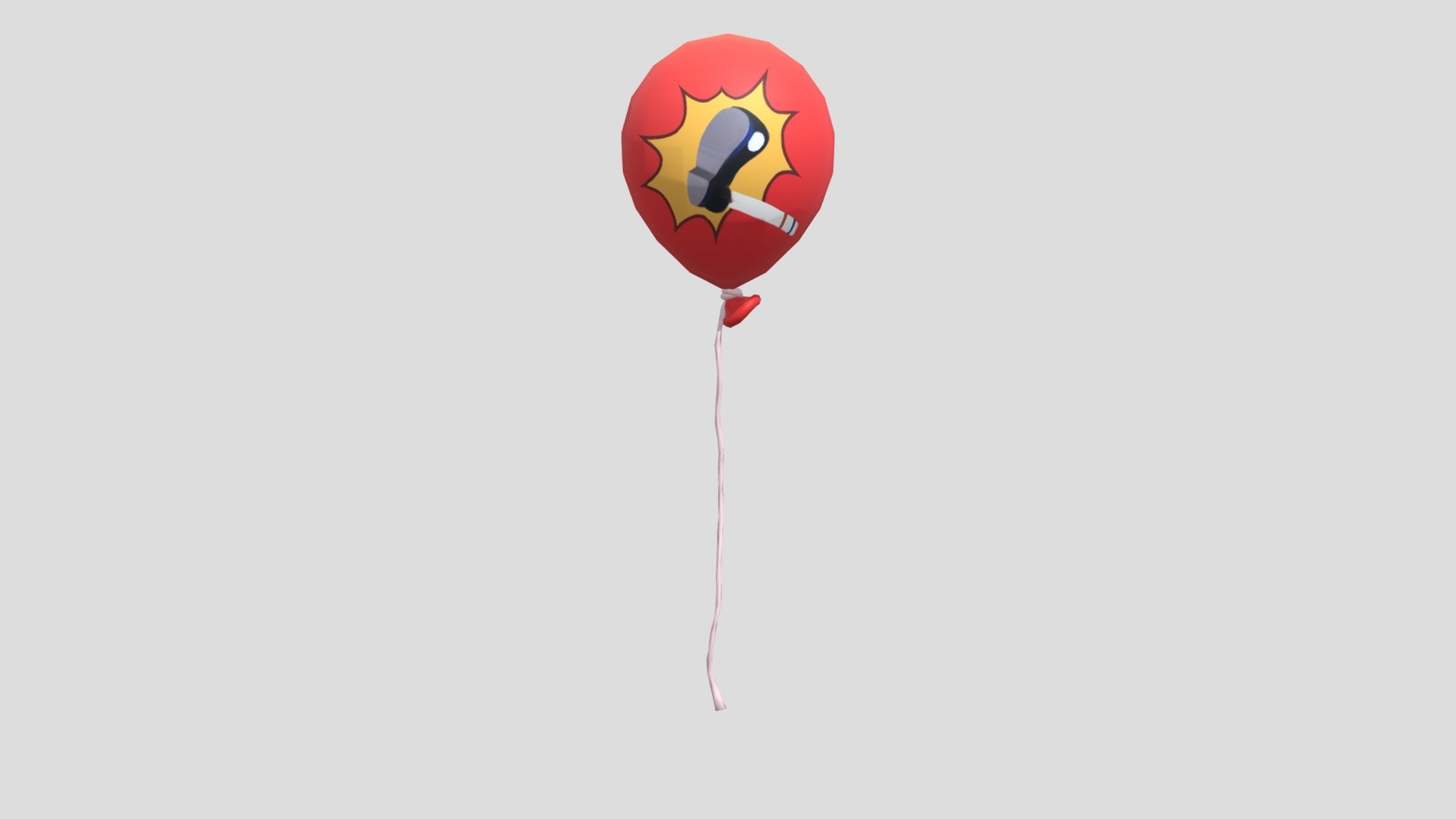 Comsic Shake- Karate Kick Balloon - 3D model by Sajin Mickey Firey fan ...