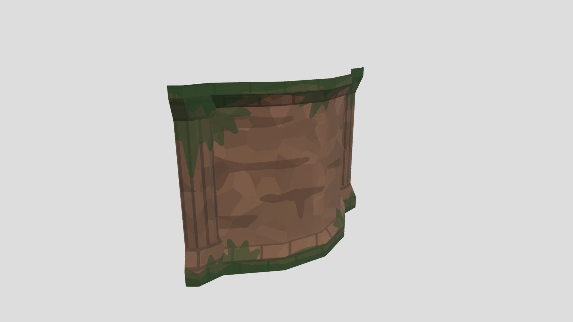Modular Building - Brick wall corner - 3D model by christydaly [e5eb755 ...