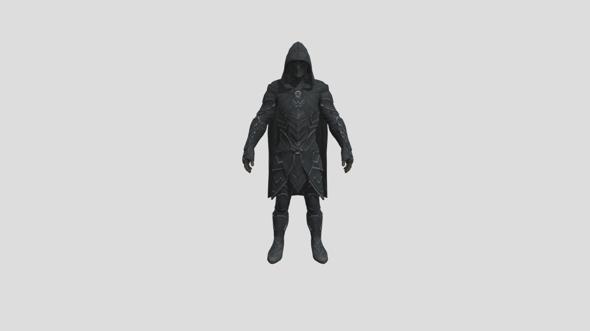 Nightingale Armor from Skyrim - 3D model by Omar Khaled (@ZzogoMR ...