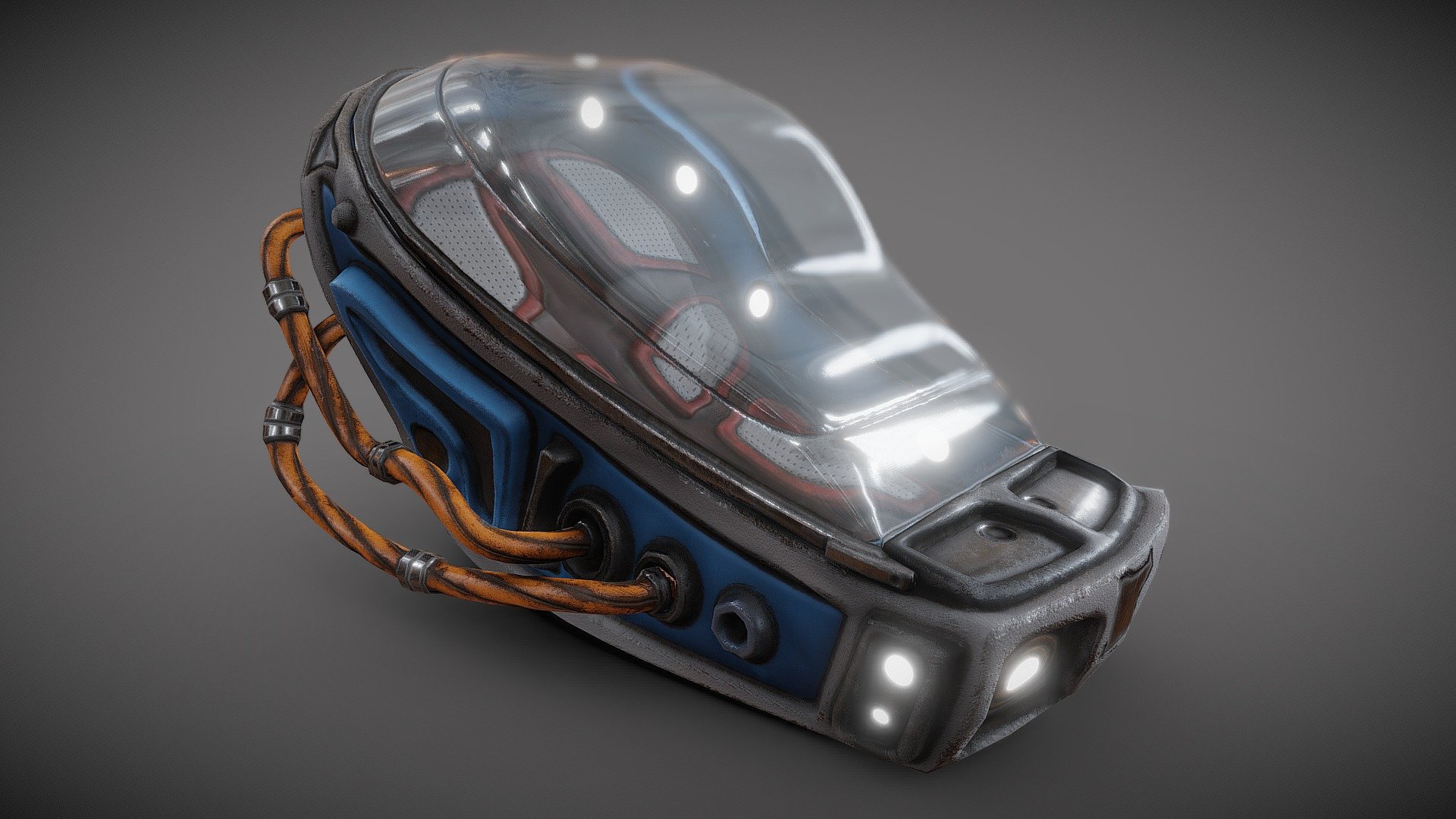 Anabiosis Capsule - 3D model by Shedmon [e5ebe14] - Sketchfab