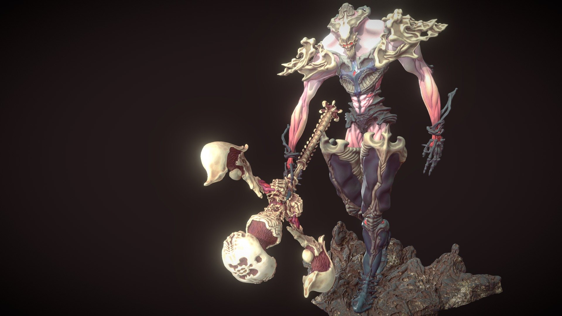Bone Knight Concept - 3D model by Kerem Pehlivanoglu ...