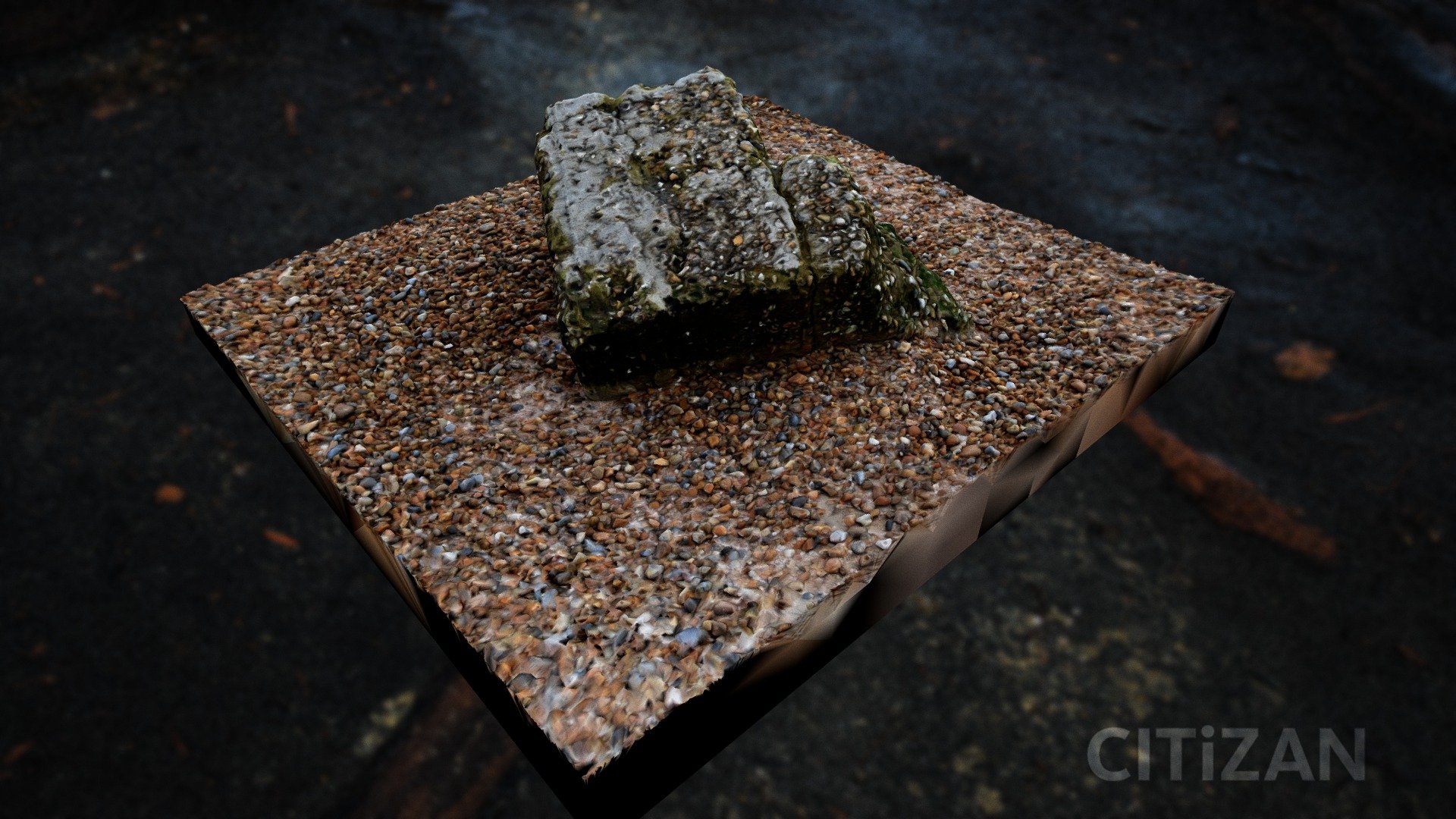 Anti Tank block- Hayling Island - Download Free 3D model by Grant ...