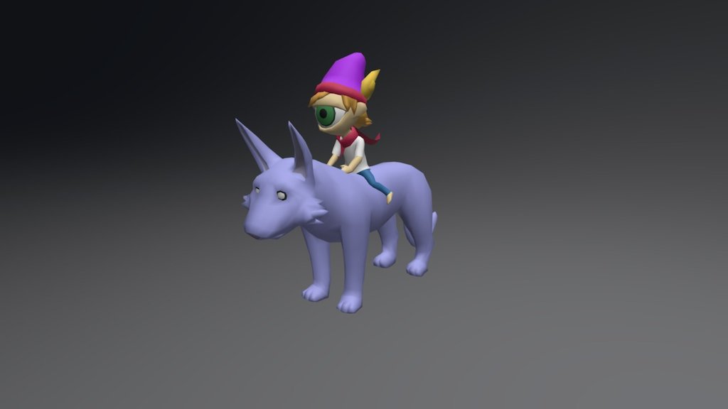 Dude And Kitikat - 3D model by liendre [e5ed8a8] - Sketchfab