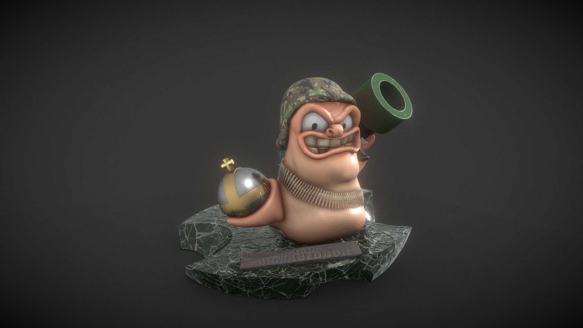 Worm Armaggedon - 3D model by Federico.Dahlgren [e5efcb0] - Sketchfab