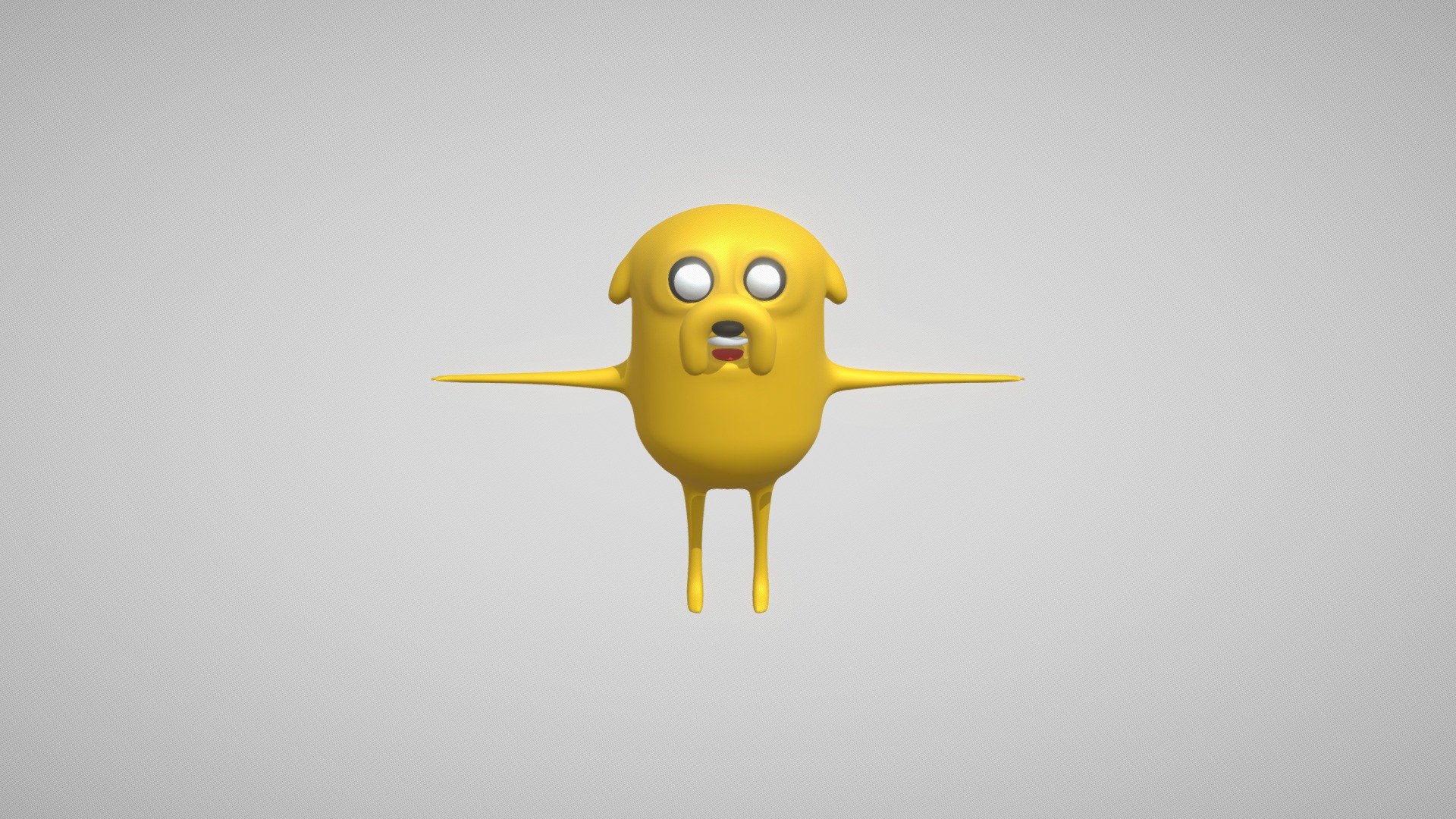 Jake the Dog - 3D model by buwai0918 [e5f0038] - Sketchfab