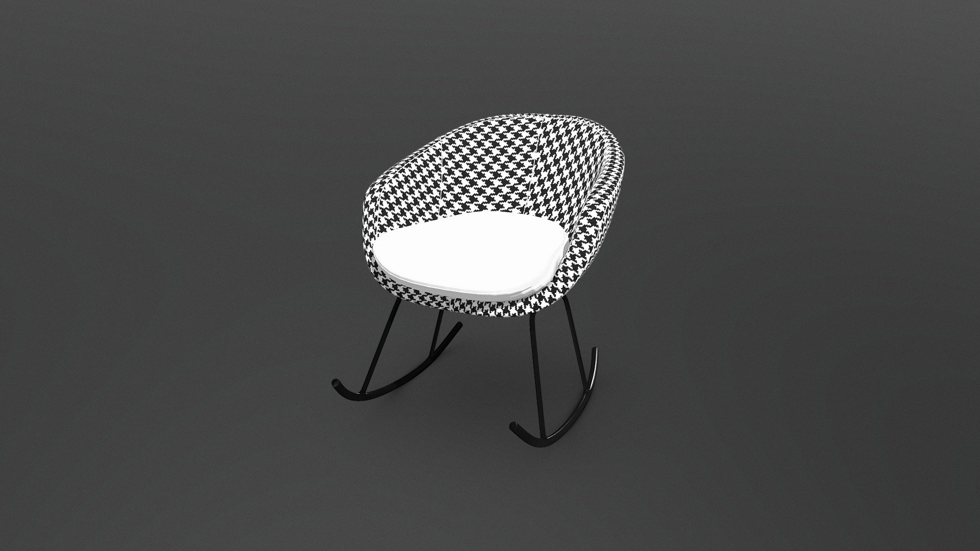 Modern Rocking Chair - 3D model by AHTartworks (@amirhosseintahvilian ...