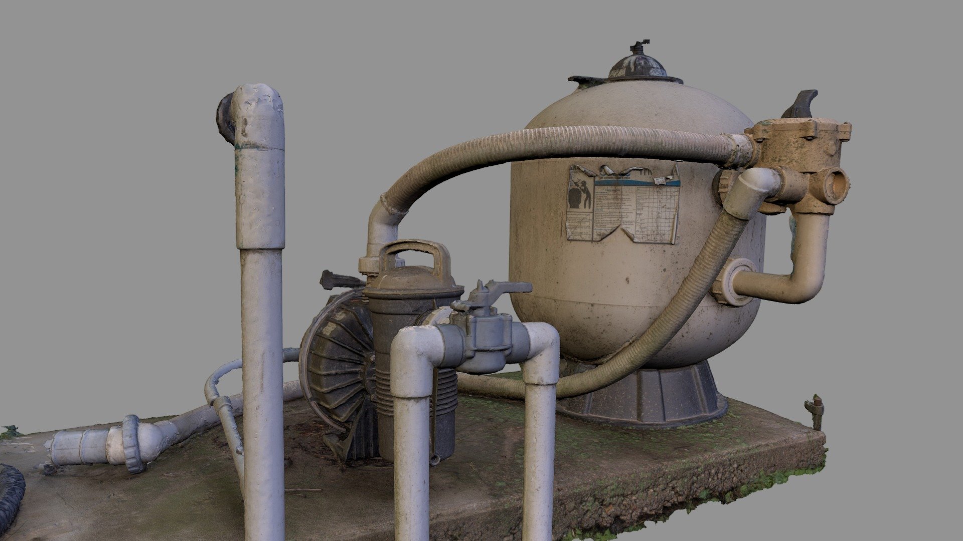 Fox Pool Filter (Dismantled) - Download Free 3D model by Tyler Jackson ...