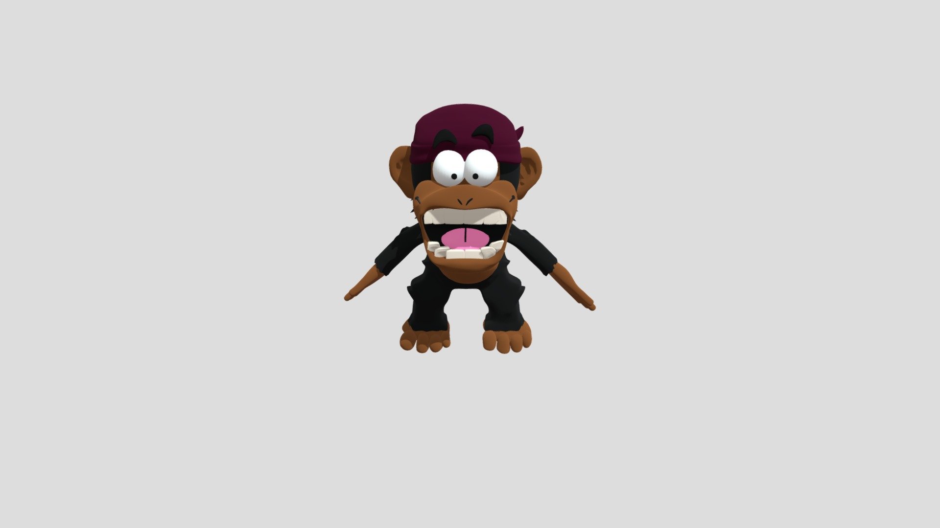 monkey_final_2 (2) - 3D model by nasrailyas803 [e5f5458] - Sketchfab