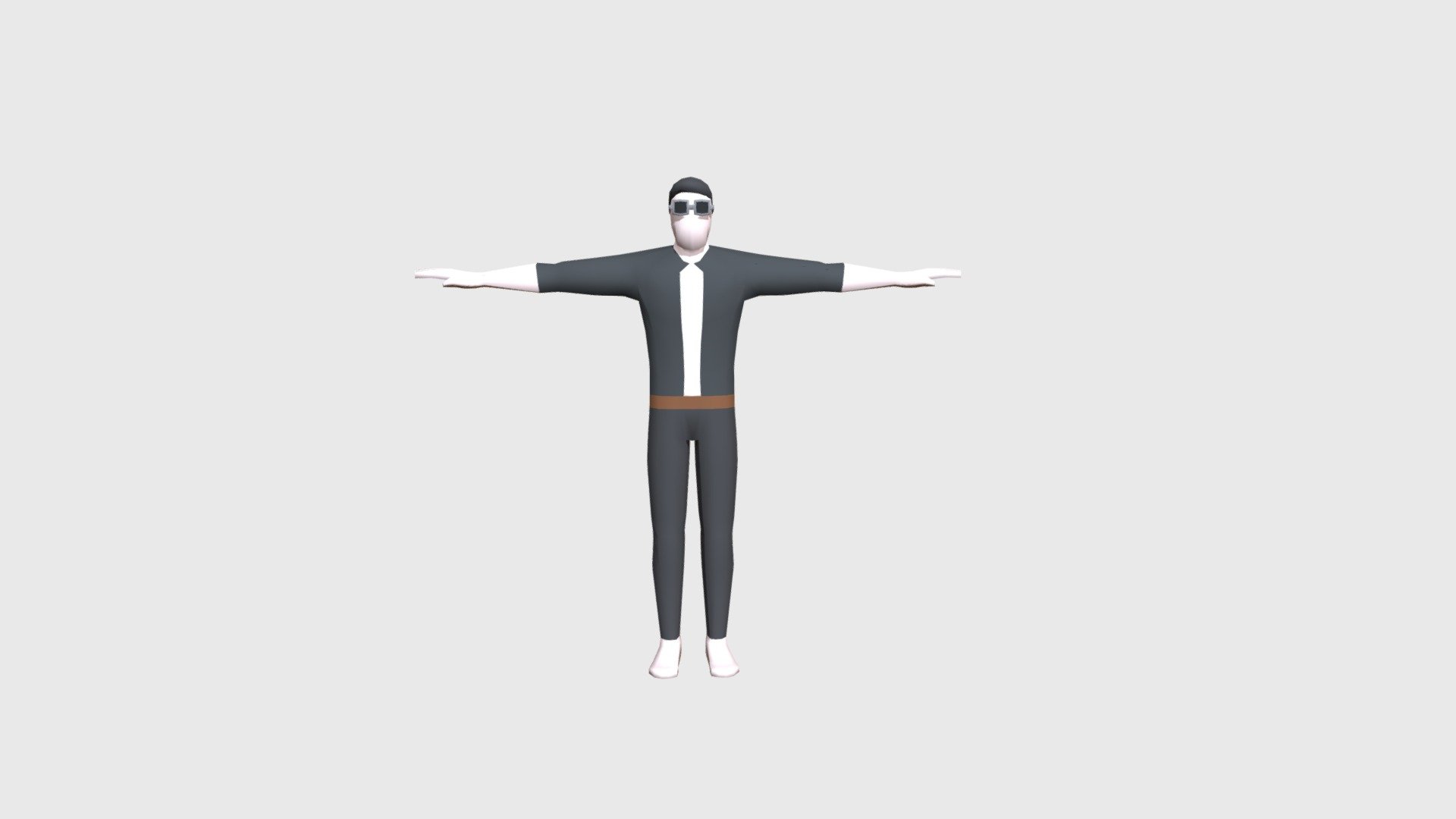 Cool Man - 3D model by Eduardo92 [e5f5c39] - Sketchfab
