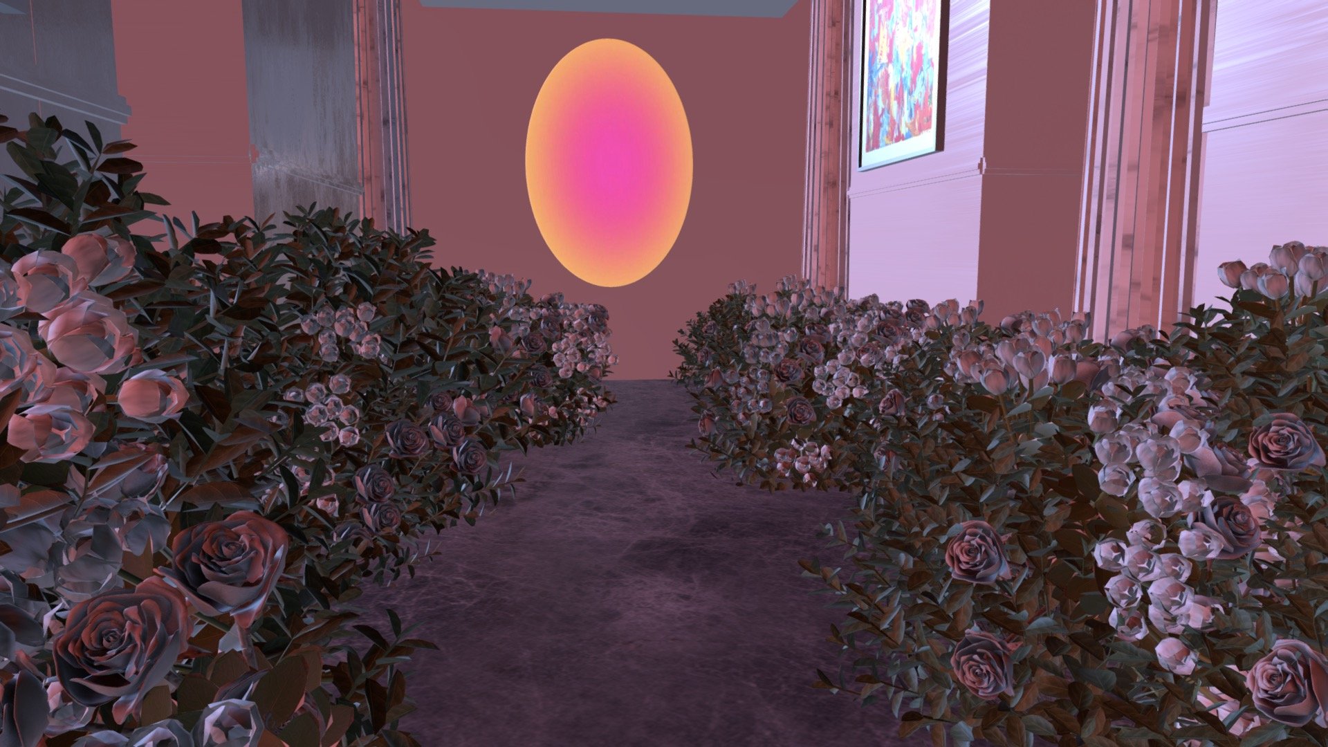Flower room - 3D model by Naomivns [e5f8405] - Sketchfab