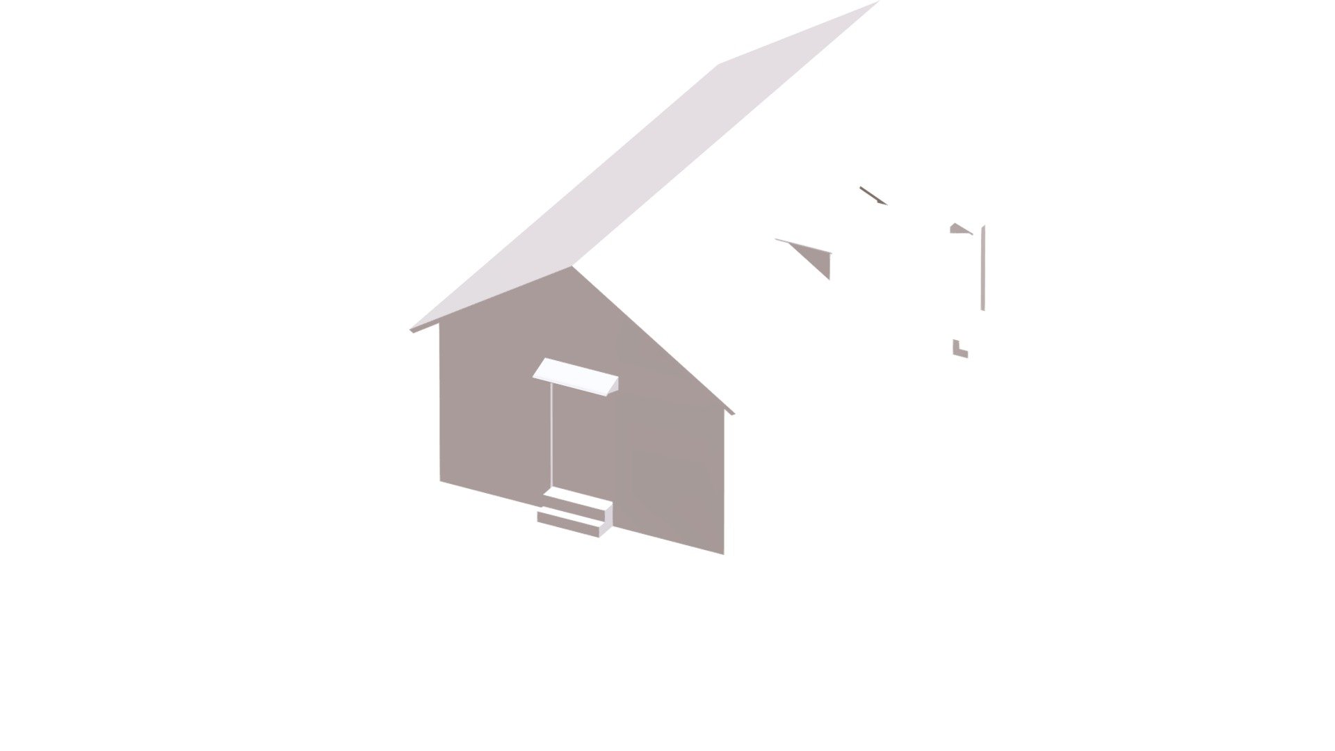 cottage_blender - 3D model by testtestnest [e5f910c] - Sketchfab