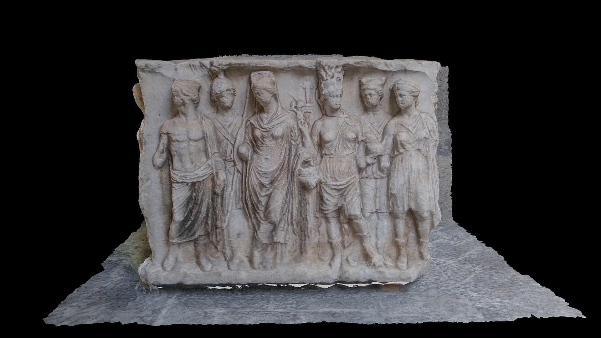 Roman Altar (experiment) from Naples Museum - 3D model by Paolo Trapani ...