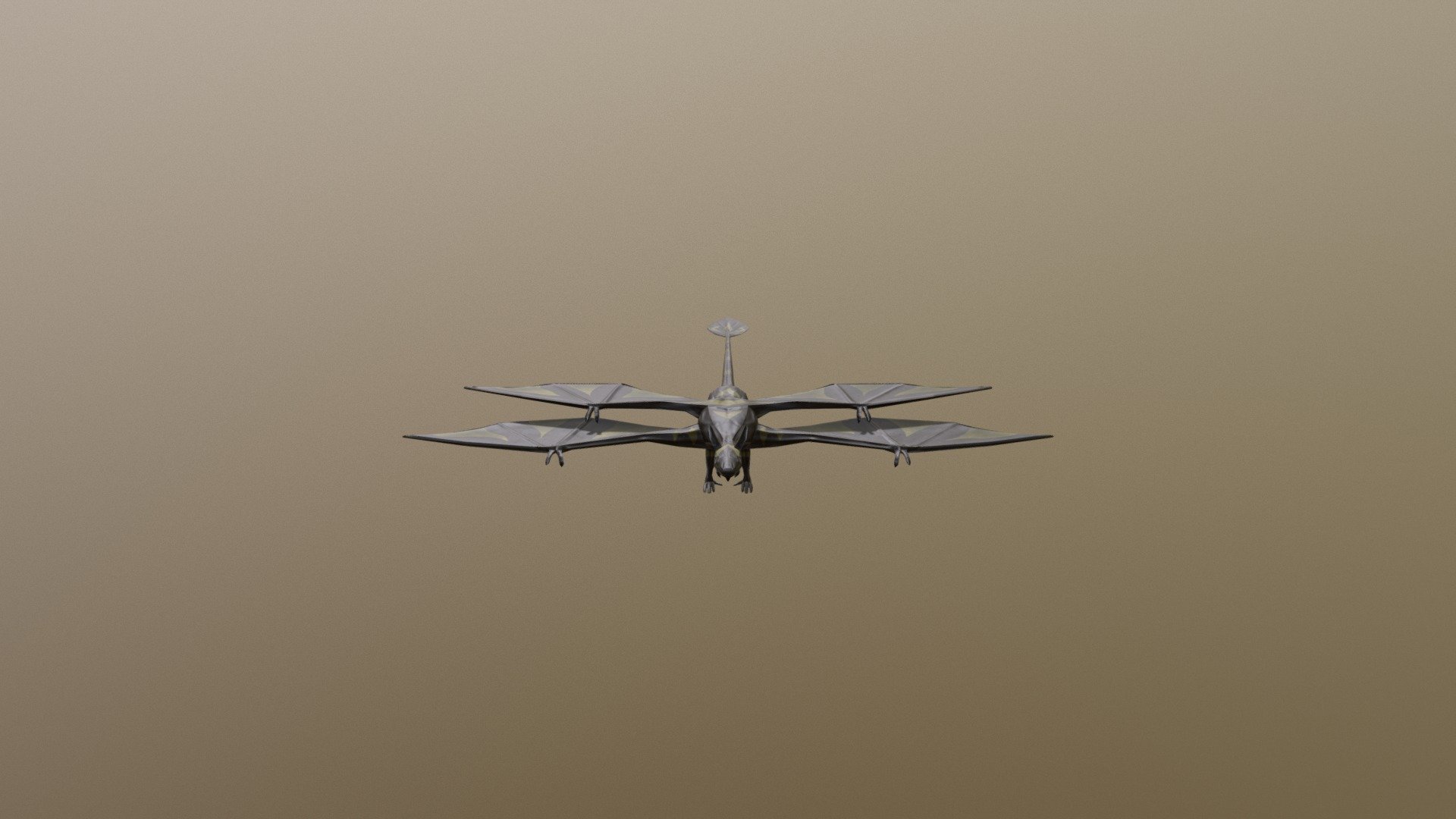 4 Wing Creature - 3D model by kdrees [e5facc2] - Sketchfab