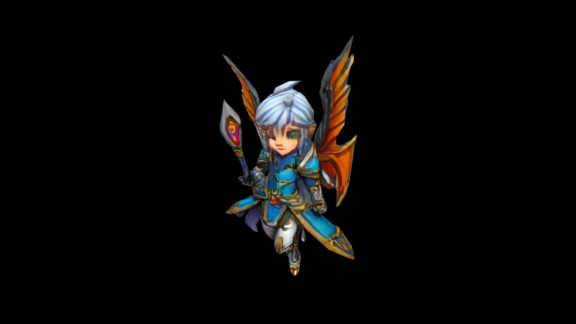 Fairy Tana A Charming Fighter from the Game "Mob - Download Free 3D ...
