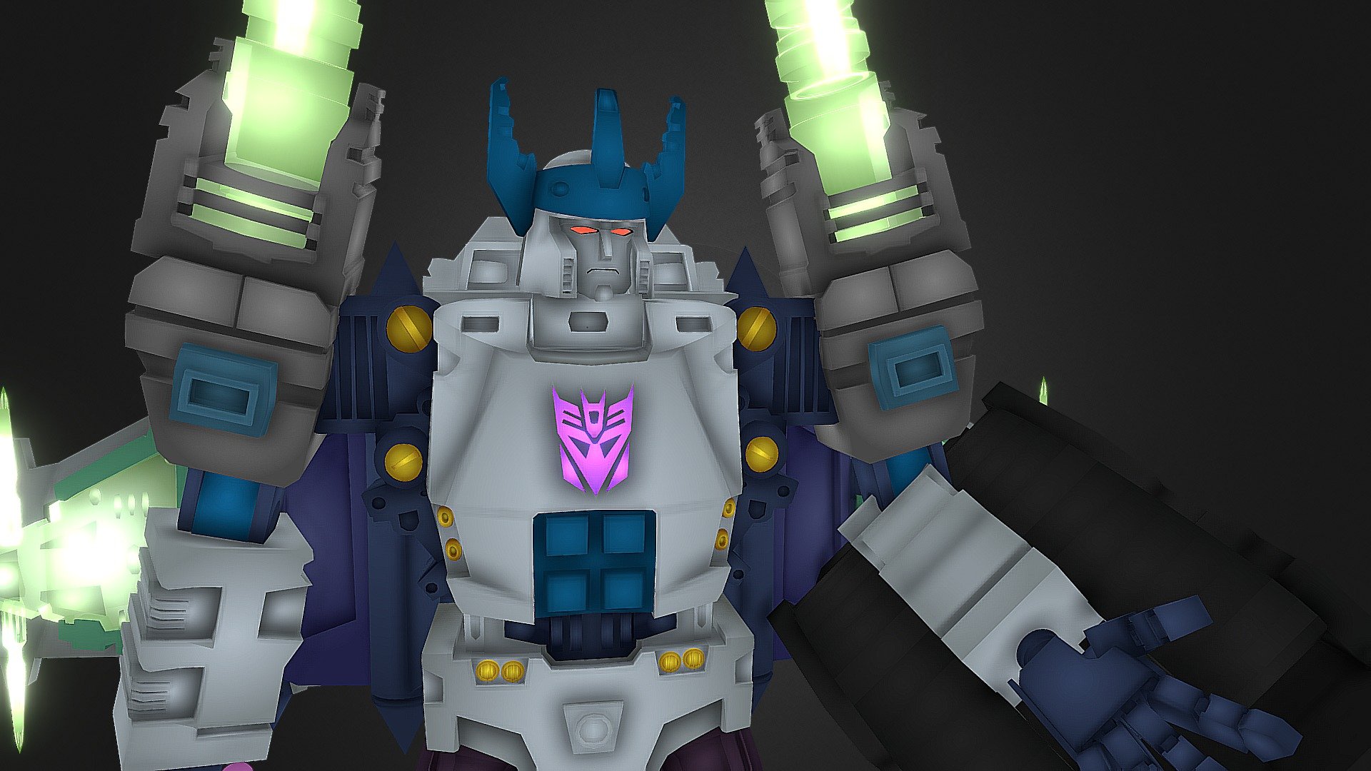 Transformers Energon - Megatron - 3D model by Chusei Kokoro ...